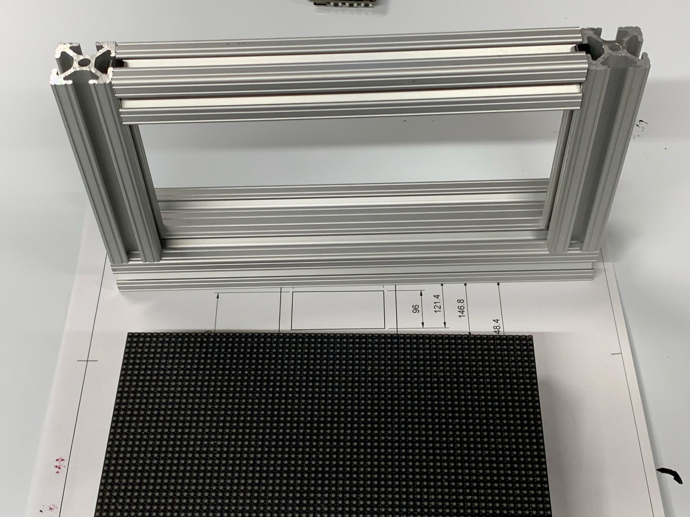 Simple Extruded Aluminum Frame for LED Panels : 20 Steps (with Pictures ...