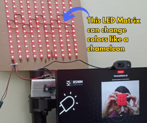 Arduino Color Tracking LED Matrix | ChromaMatrix AI : 3 Steps (with Pictures) - Instructables