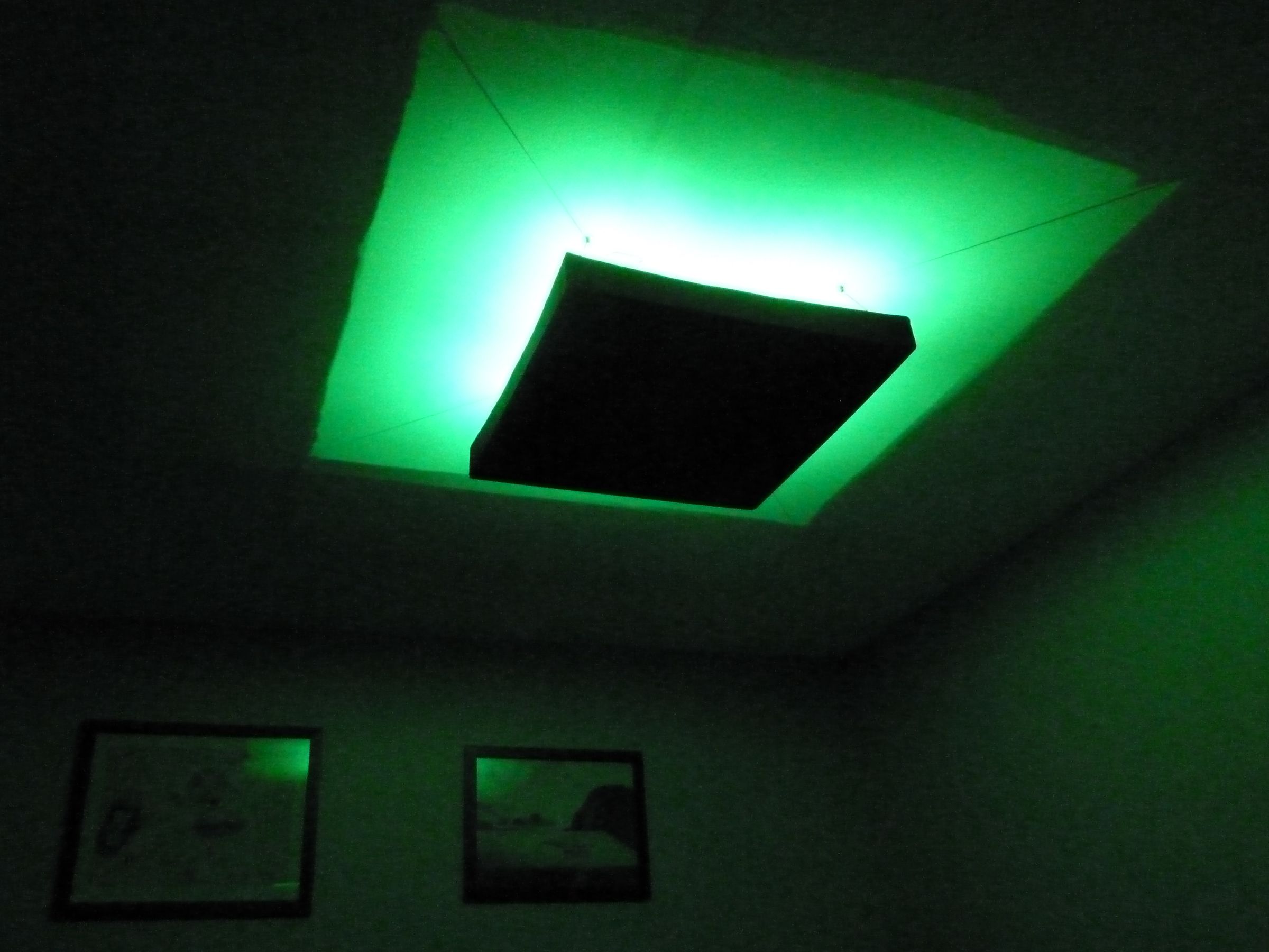 RGB LED Ceiling Mood Light With Hacked IR Remote Control : 6 Steps ...