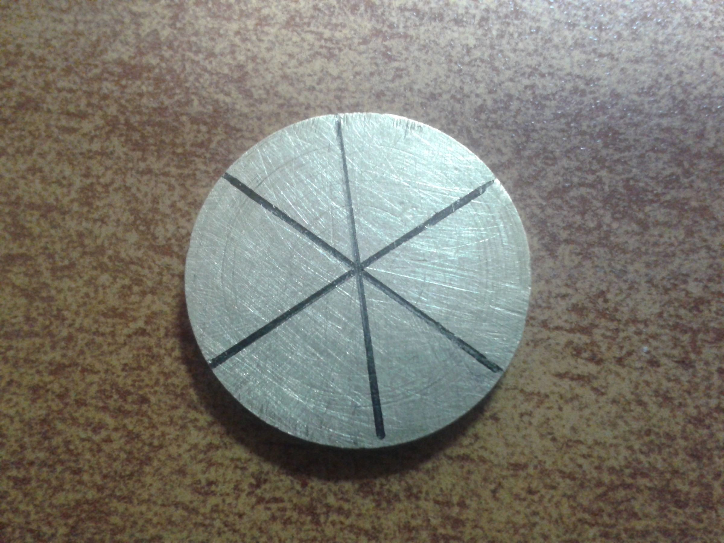 DIY Circle Center Finder Tool, Stainless Steel Made : 4 Steps (with ...