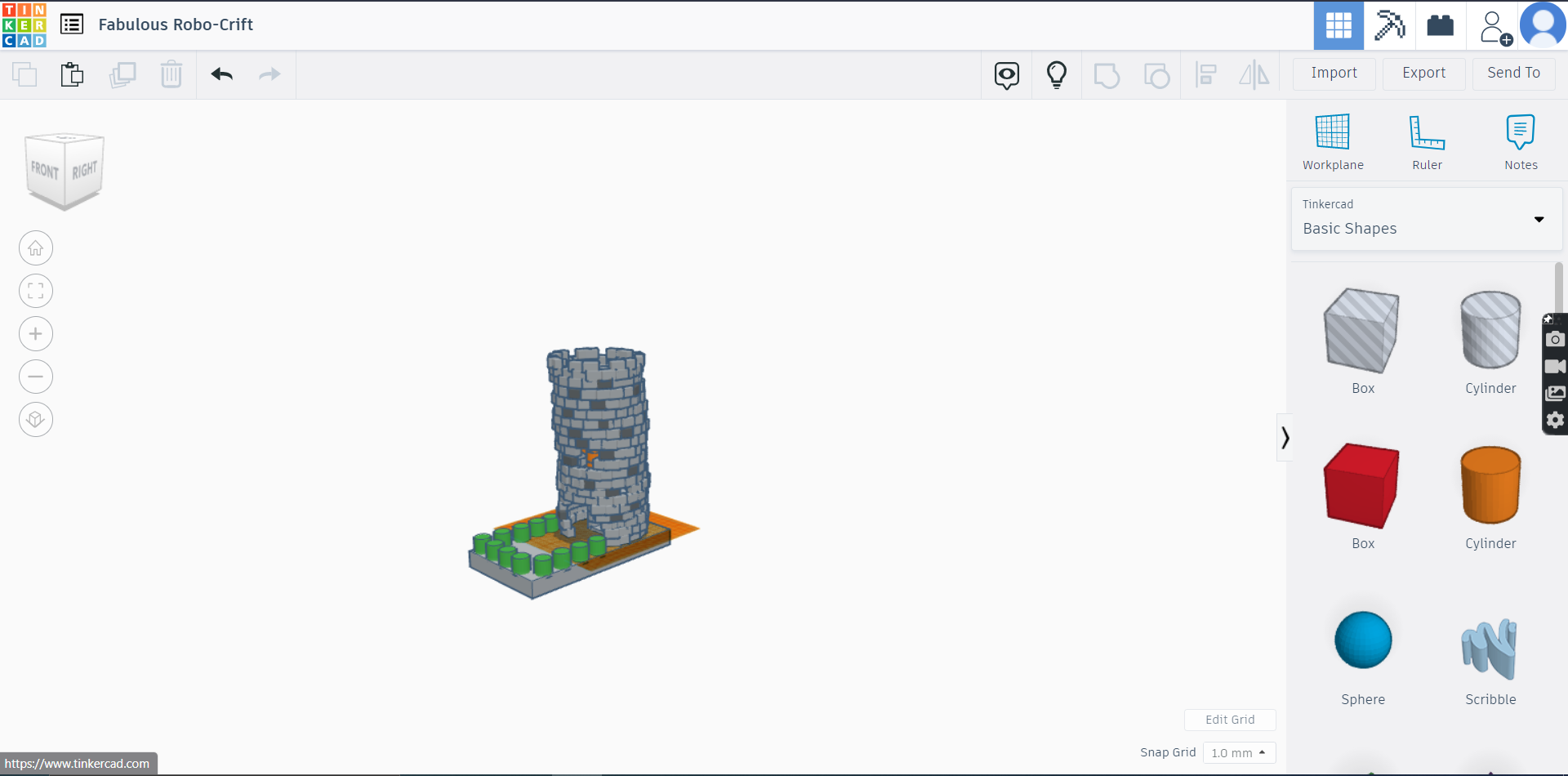 Tinkercad- Spiral Stair Dice Tower : 9 Steps - Instructables