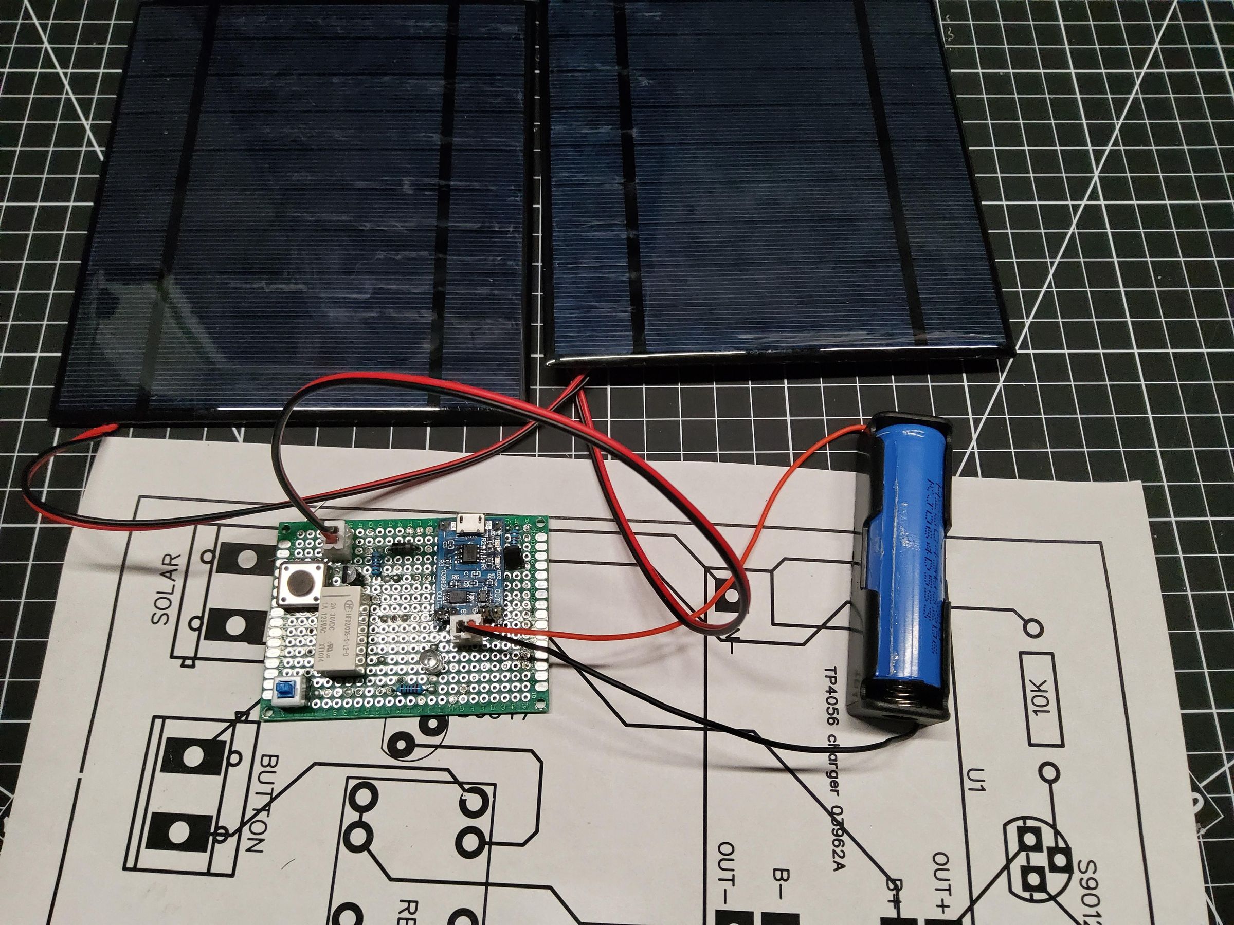 Battery Powered LED Light(s) With Solar Charging : 11 Steps (with ...