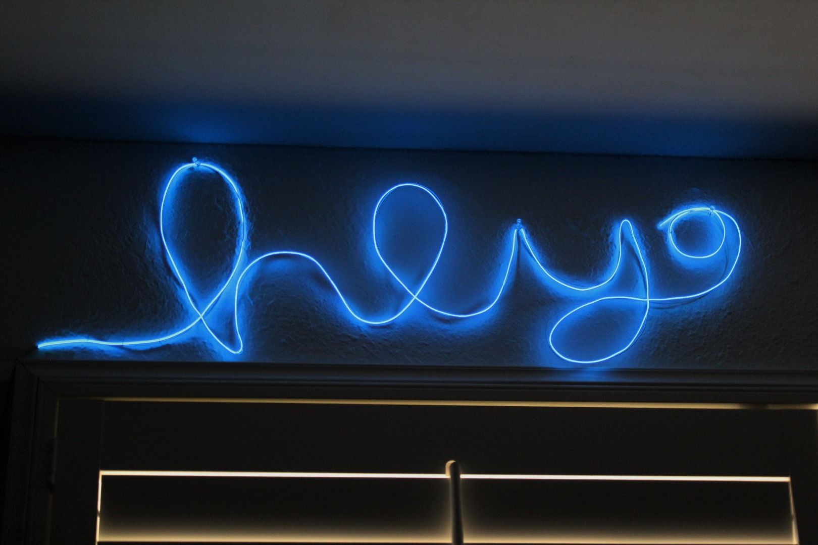 El Wire "Neon" Sign : 7 Steps (with Pictures) - Instructables