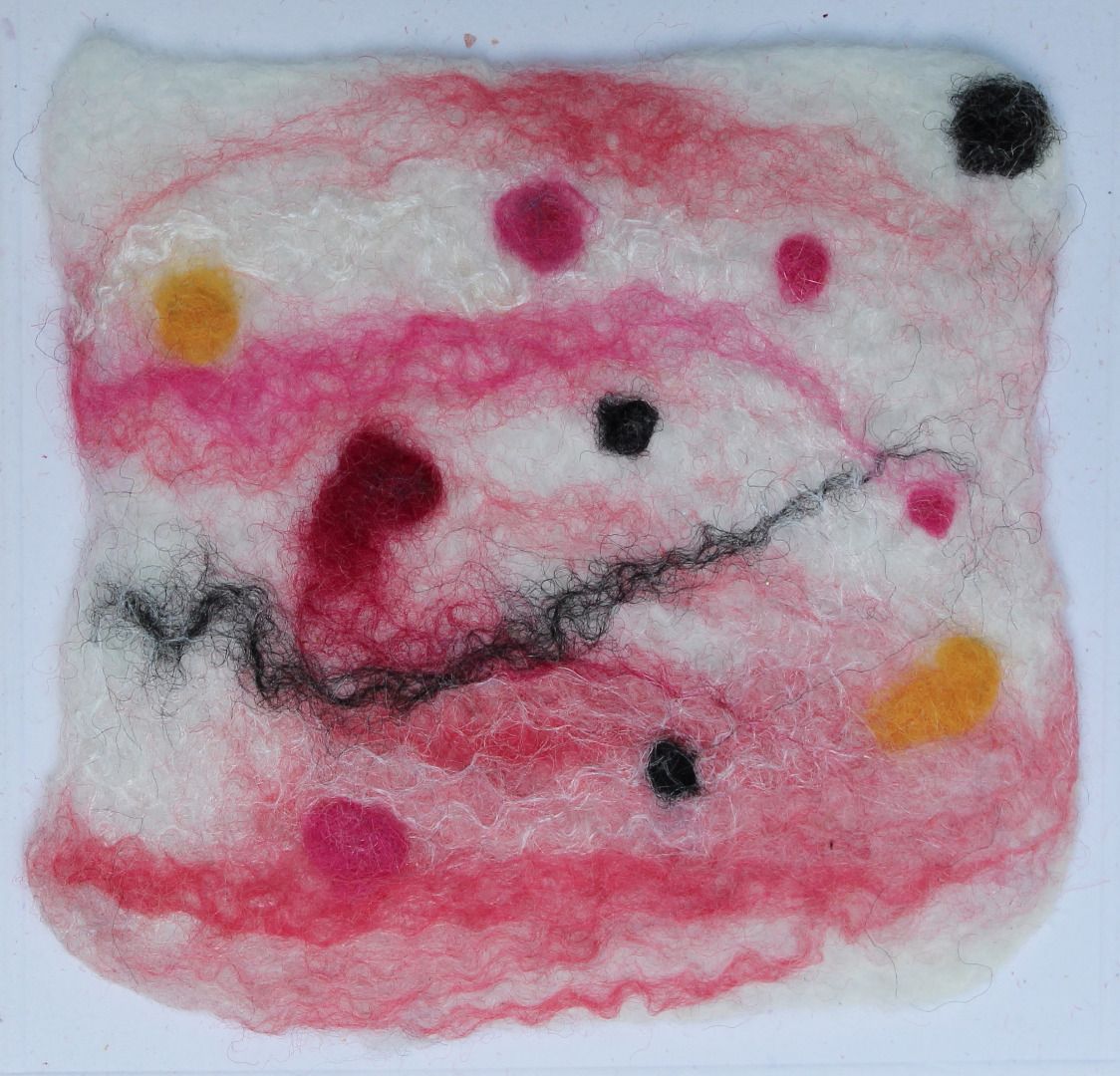 Easy Felted Coaster - Kid Project : 6 Steps - Instructables