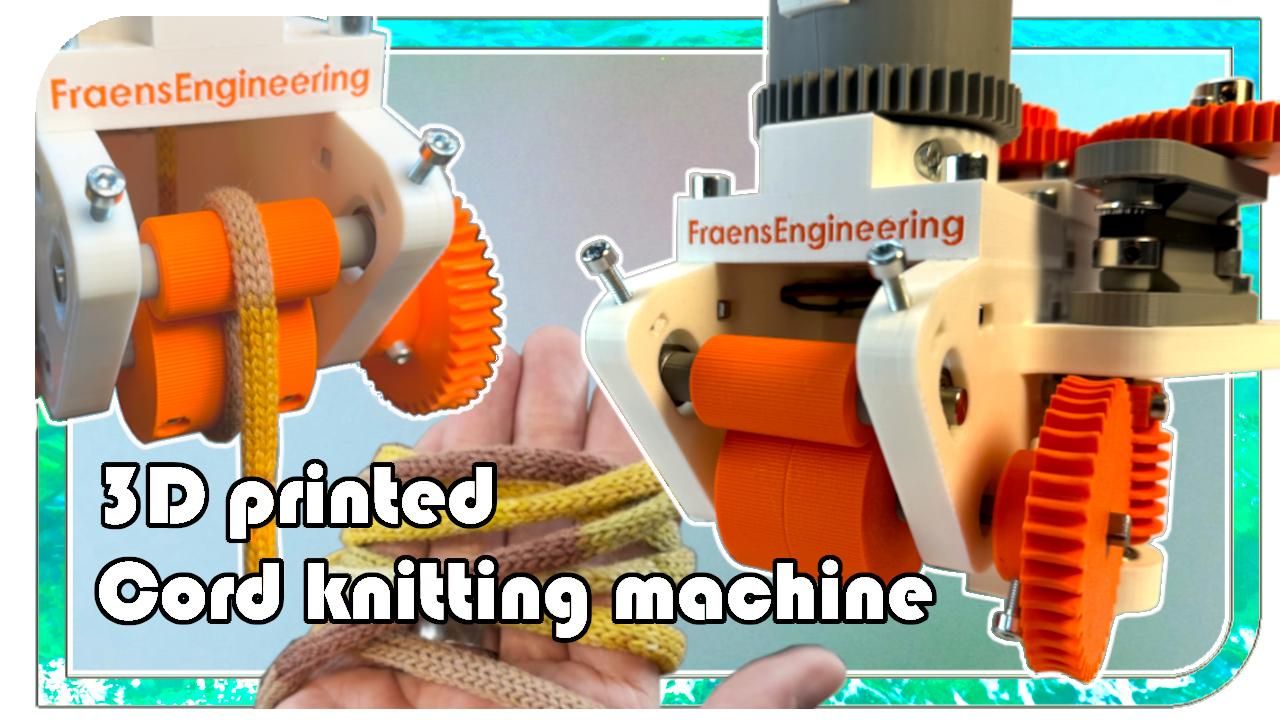 3D Printed Cord Knitting Machine : 8 Steps - Instructables