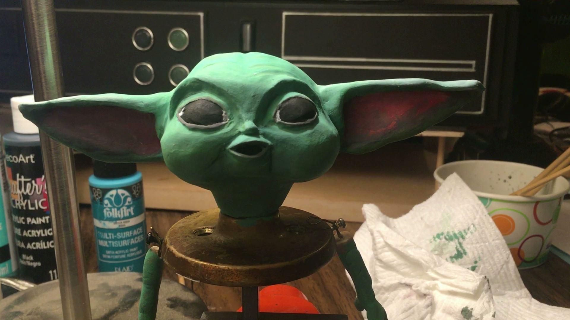 Building a Mechanical Baby Grogu Automaton : 10 Steps - Instructables