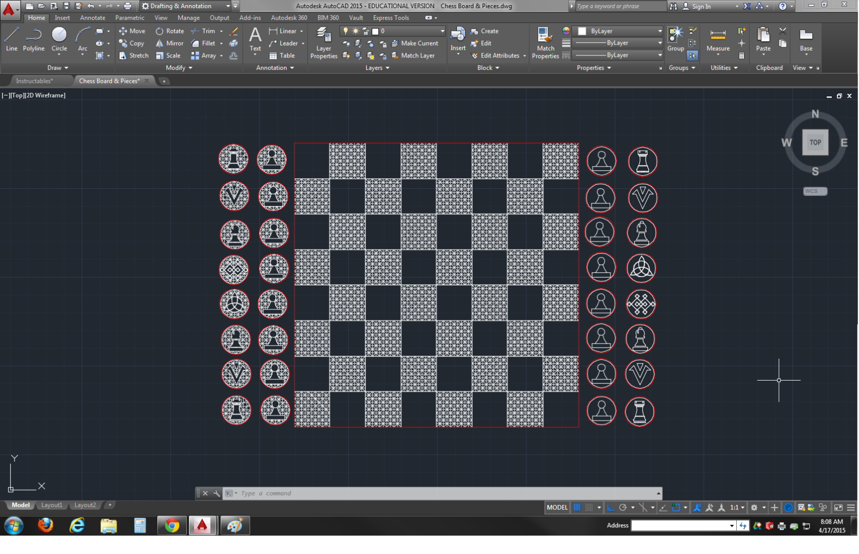 Laser Cut Chess Board & Pieces : 10 Steps - Instructables