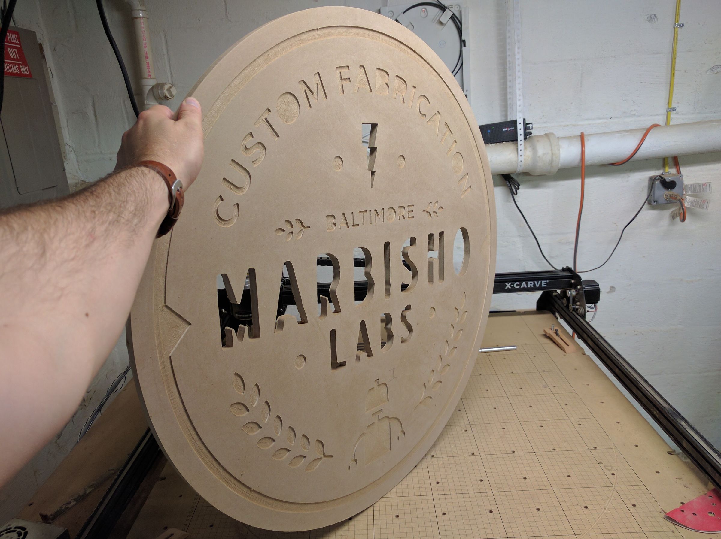 Shop Sign (CNC-cut and LED-backlit) : 8 Steps (with Pictures ...