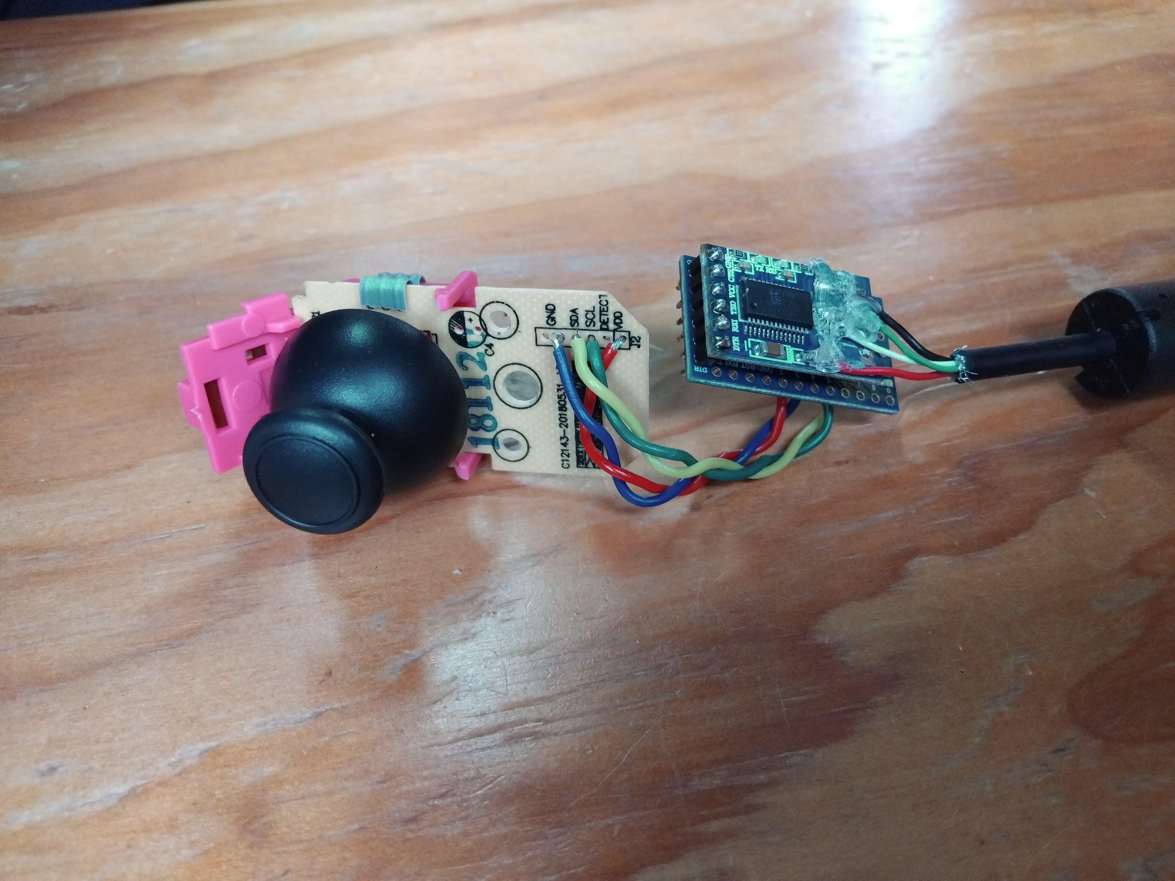 USB Compatible Wii Nunchuk Conversion : 8 Steps (with Pictures ...