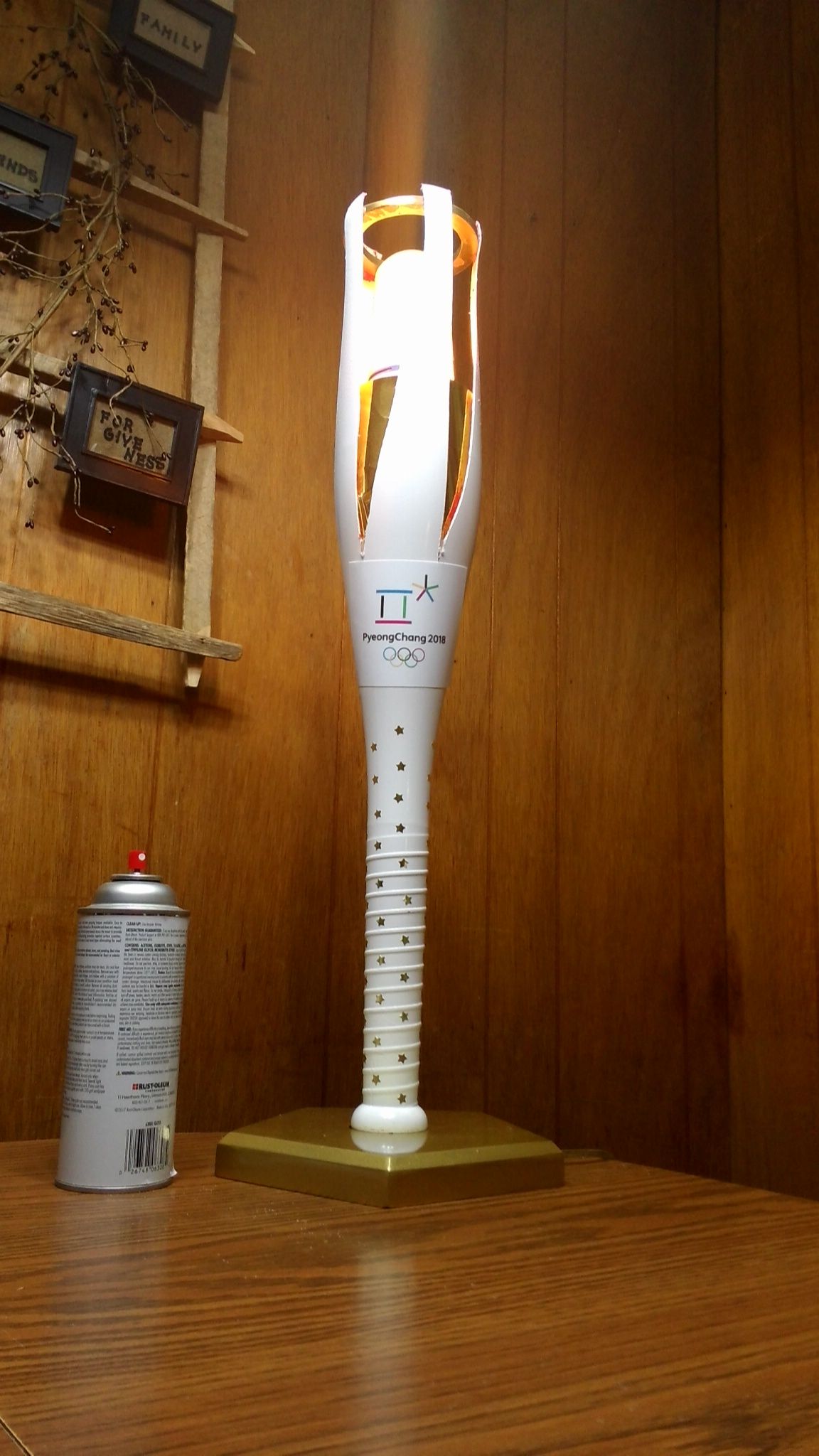 2018 Olympic Torch Lamp : 14 Steps (with Pictures) - Instructables