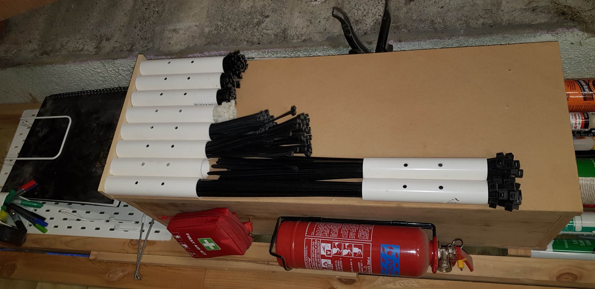 Simple Zip Tie Organiser : 3 Steps - Instructables