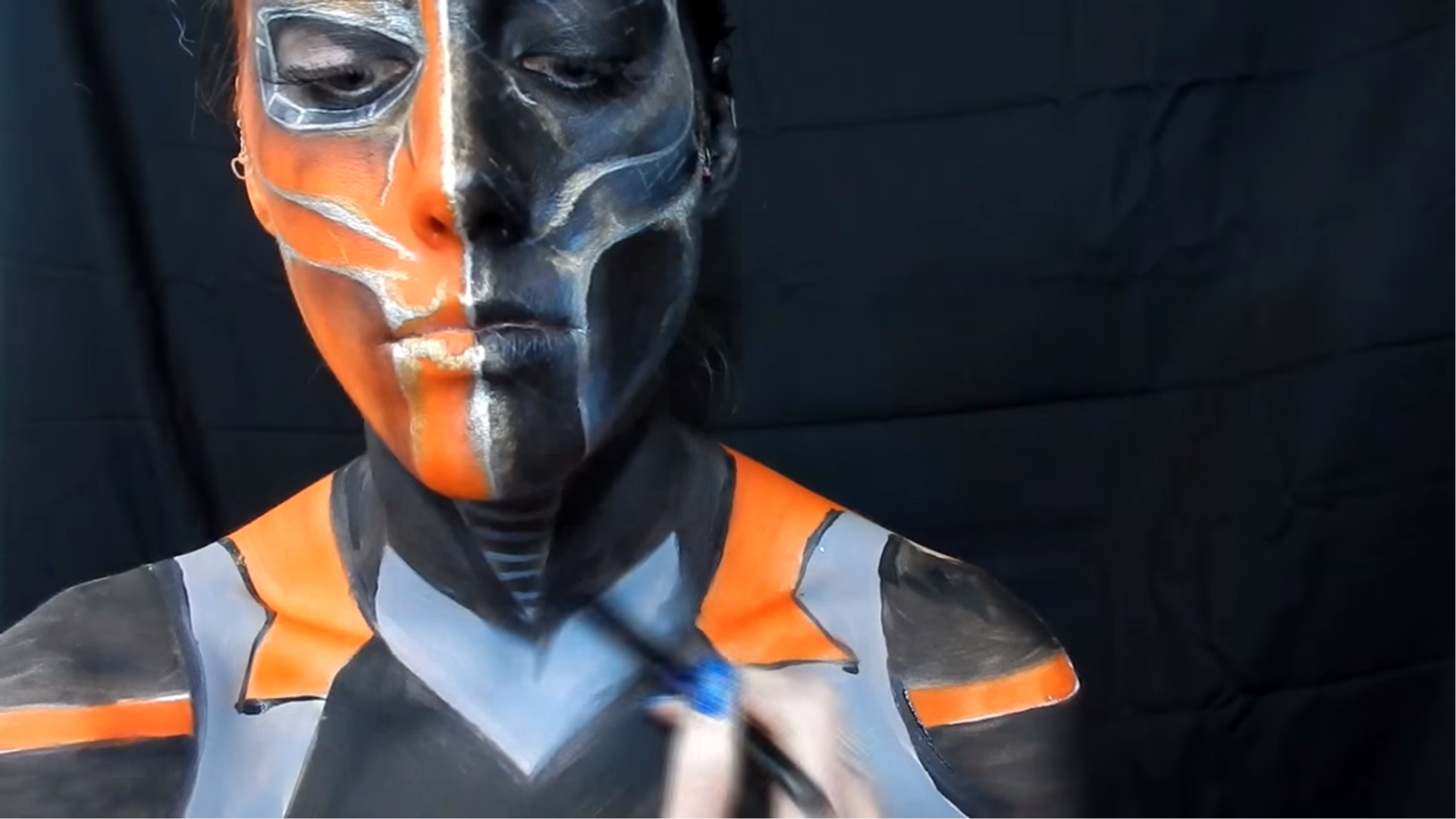 Deathstroke Face Paint! : 17 Steps (with Pictures) - Instructables