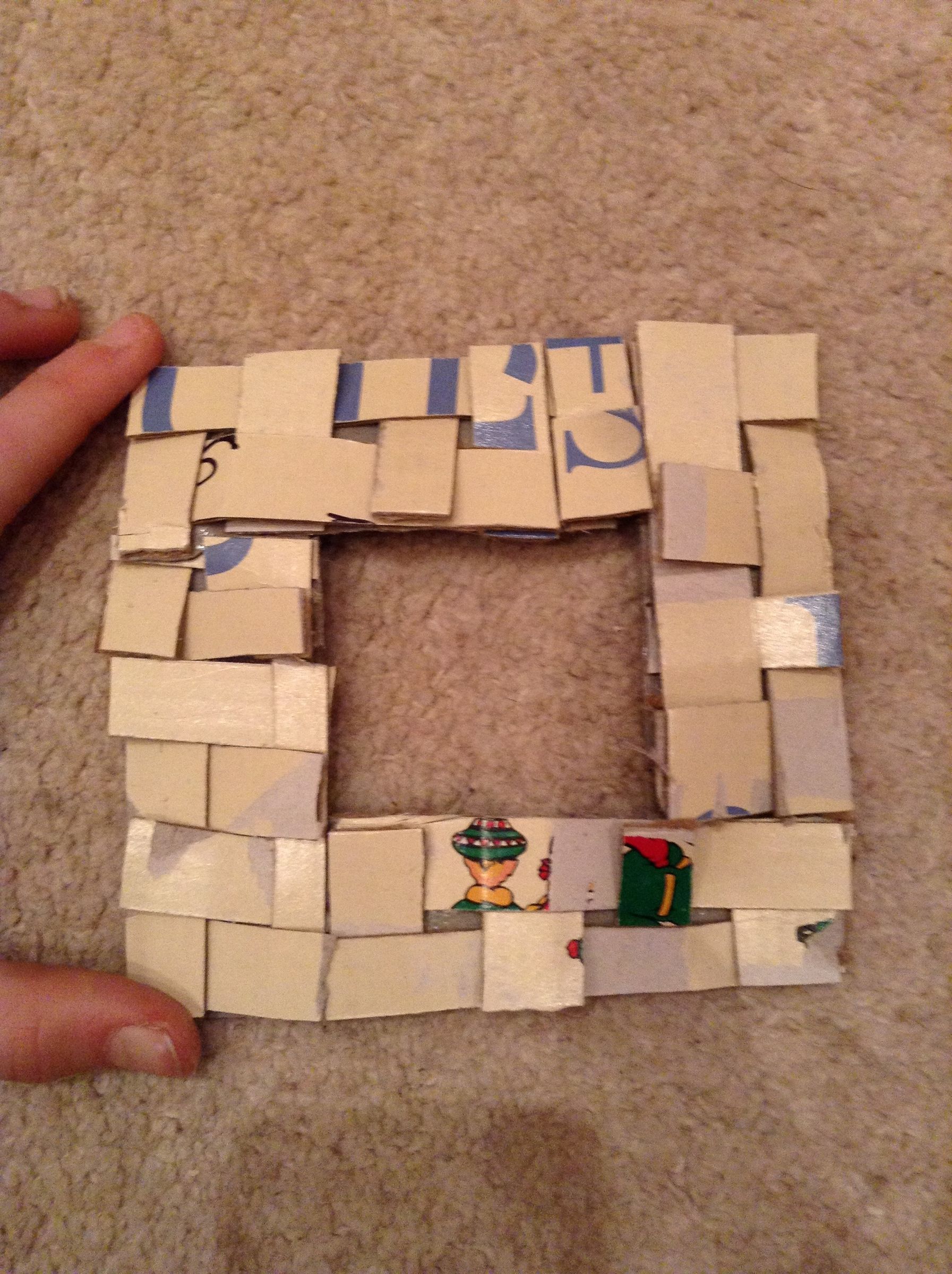 Cardboard Picture Frame : 4 Steps - Instructables