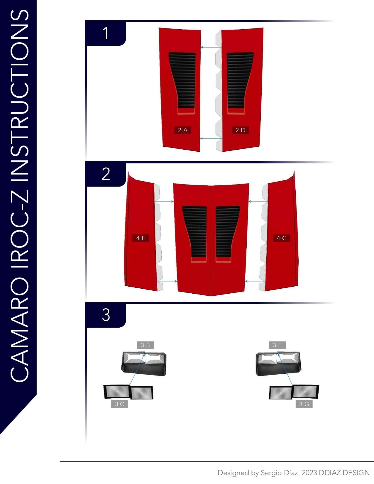 Camaro Z28 IROC-Z DIY Paper-Craft - Instructables