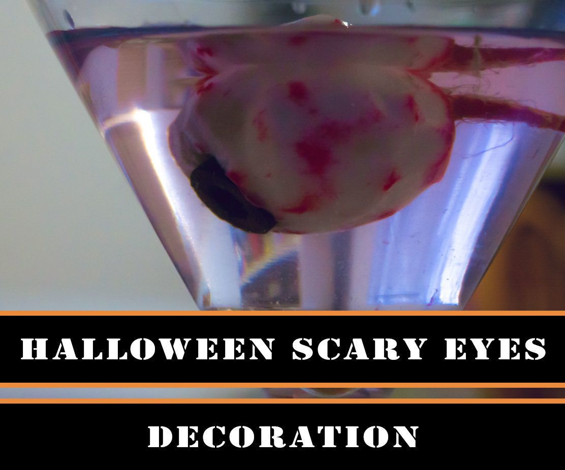 Halloween - How to Make Scary Eye As a Room Decor : 7 Steps (with ...