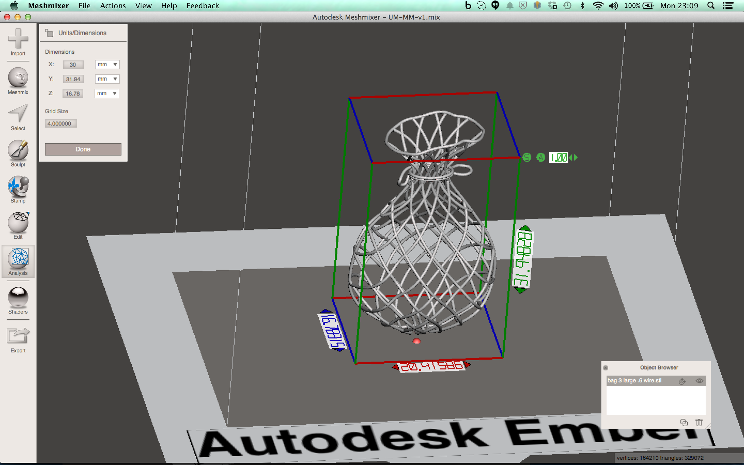Meshmixer: Scaling Models - Instructables