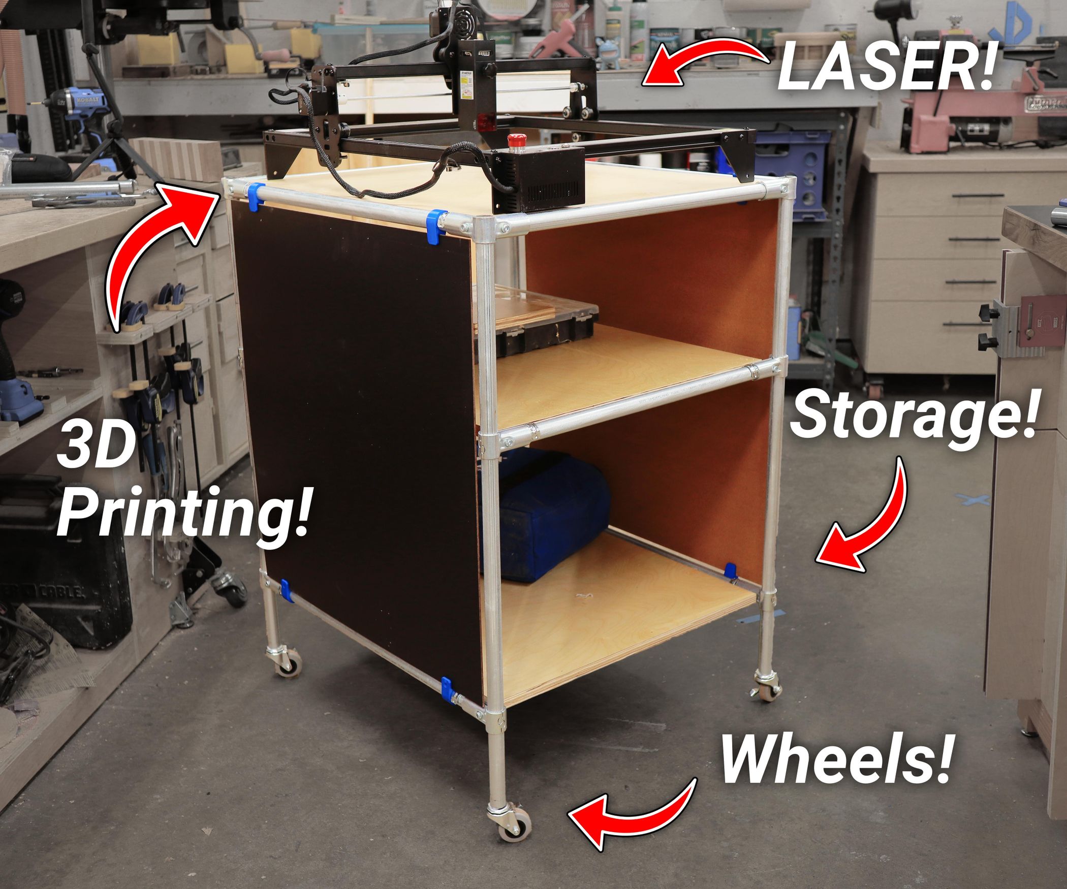 Build a Mobile Shop Cart...out of Conduit! : 9 Steps (with Pictures ...