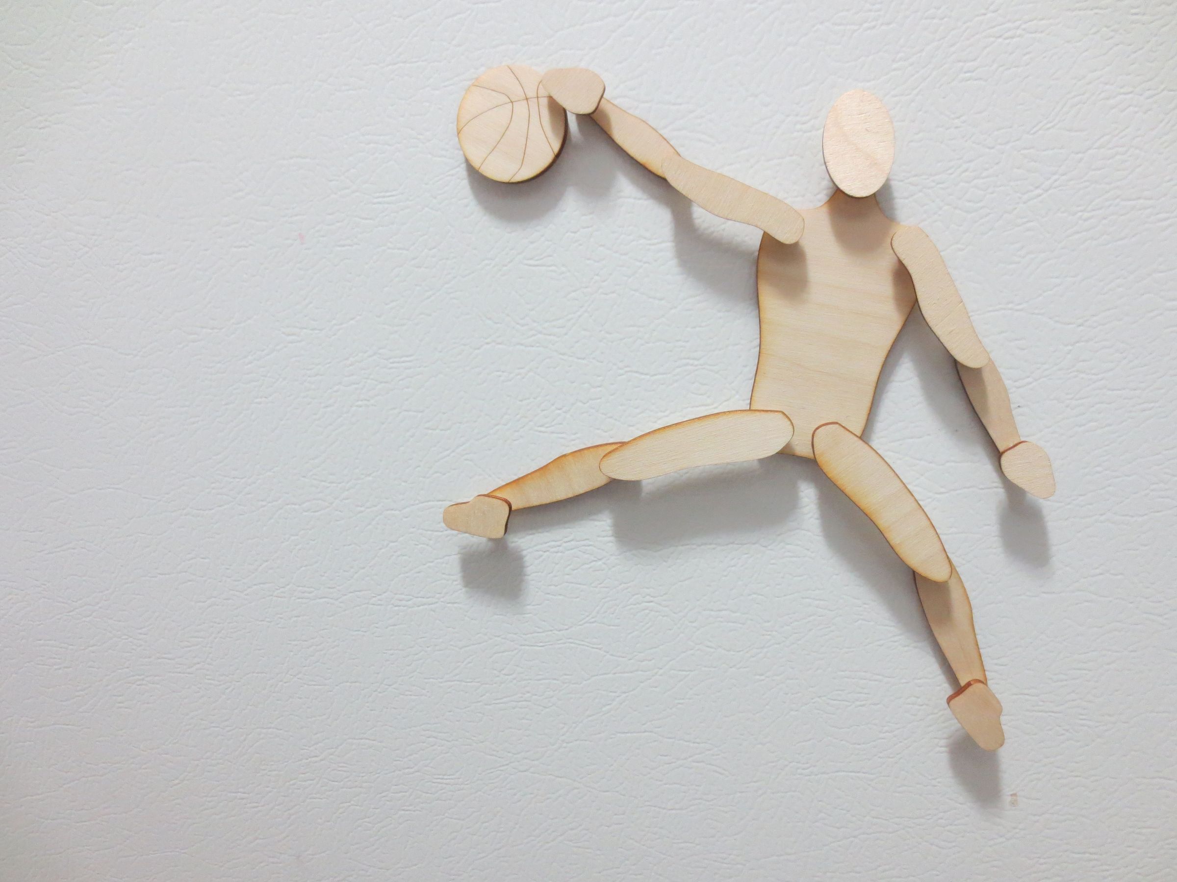 Laser-Cut Posable Refrigerator Magnets - Instructables