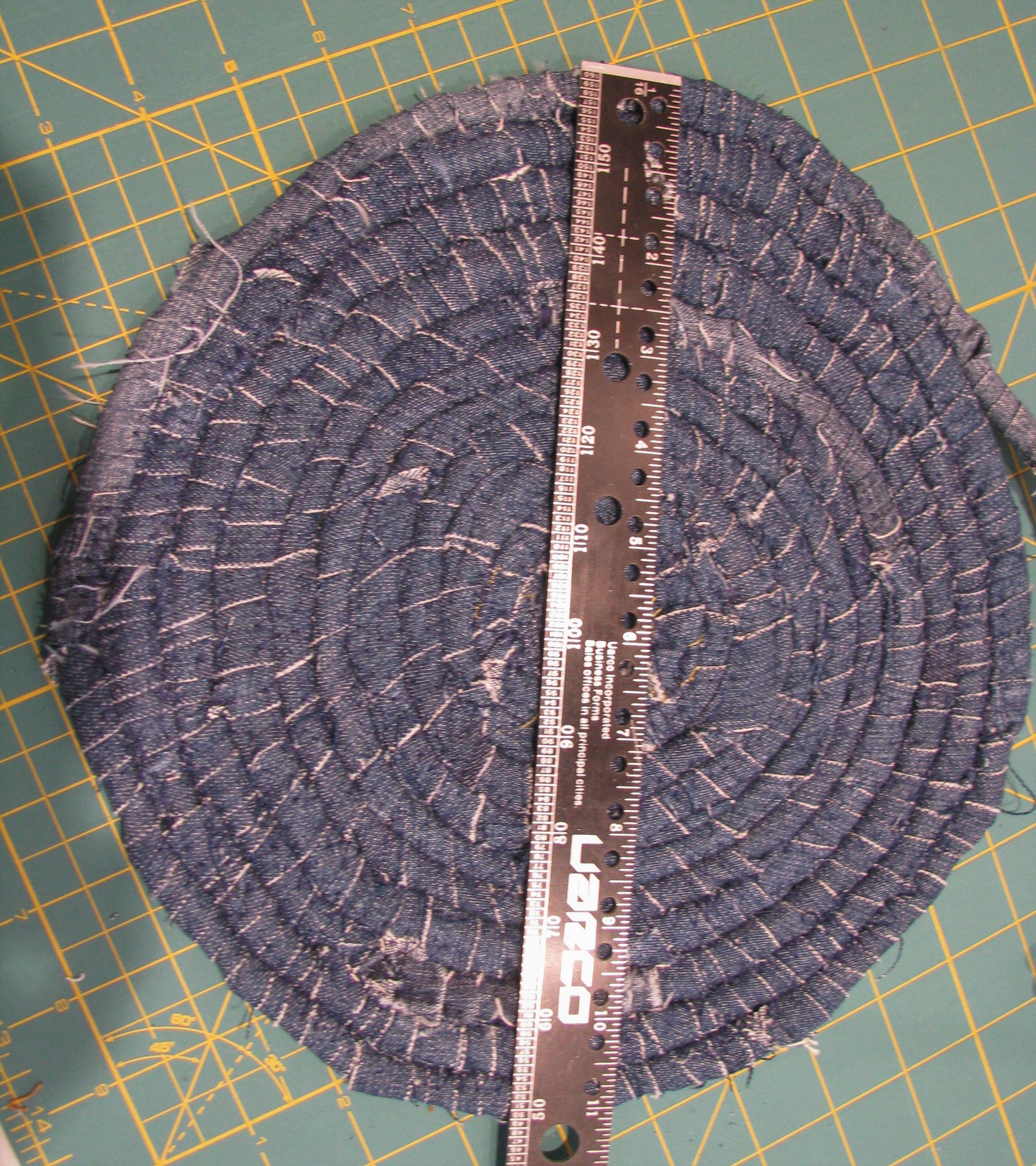 Denim Wrapped Rope Bowl : 7 Steps (with Pictures) - Instructables