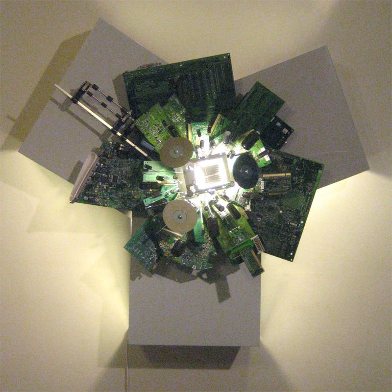 Wall Lamp From Old Computers : 11 Steps - Instructables