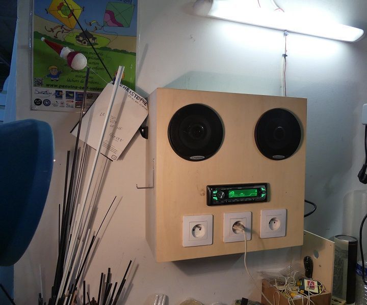 Music Box From Car Radio + Wall Mounted Sockets : 8 Steps - Instructables