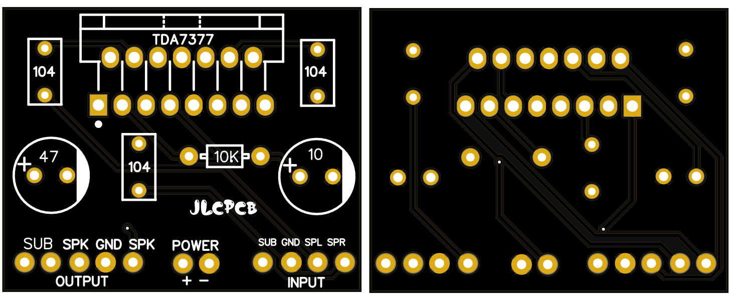 TDA7377 Based 2.1 Channel Mini Amplifier : 5 Steps (with Pictures ...