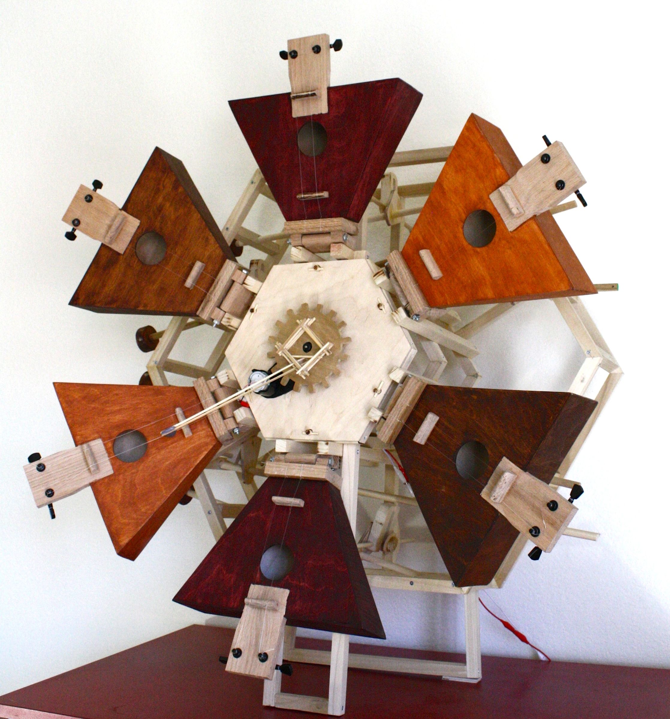 The Hexachord, a Rotary Musical Instrument : 12 Steps (with Pictures ...