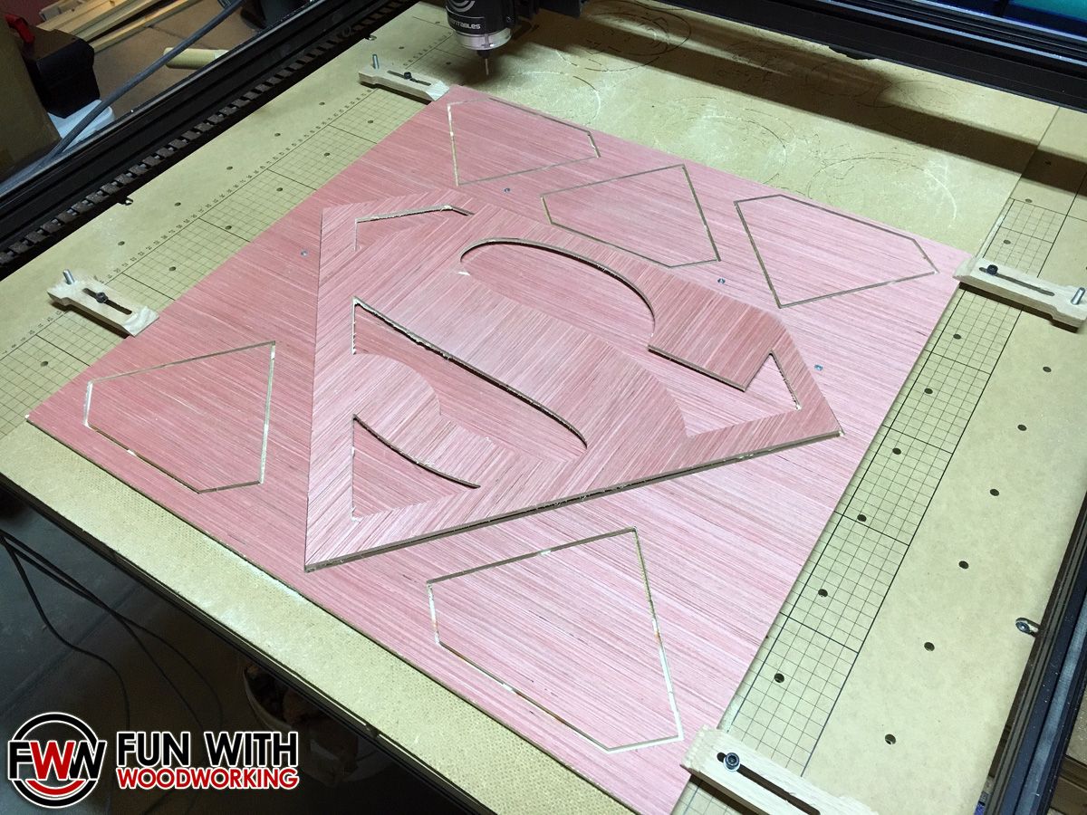 Project - CNC Superman Logos : 5 Steps (with Pictures) - Instructables