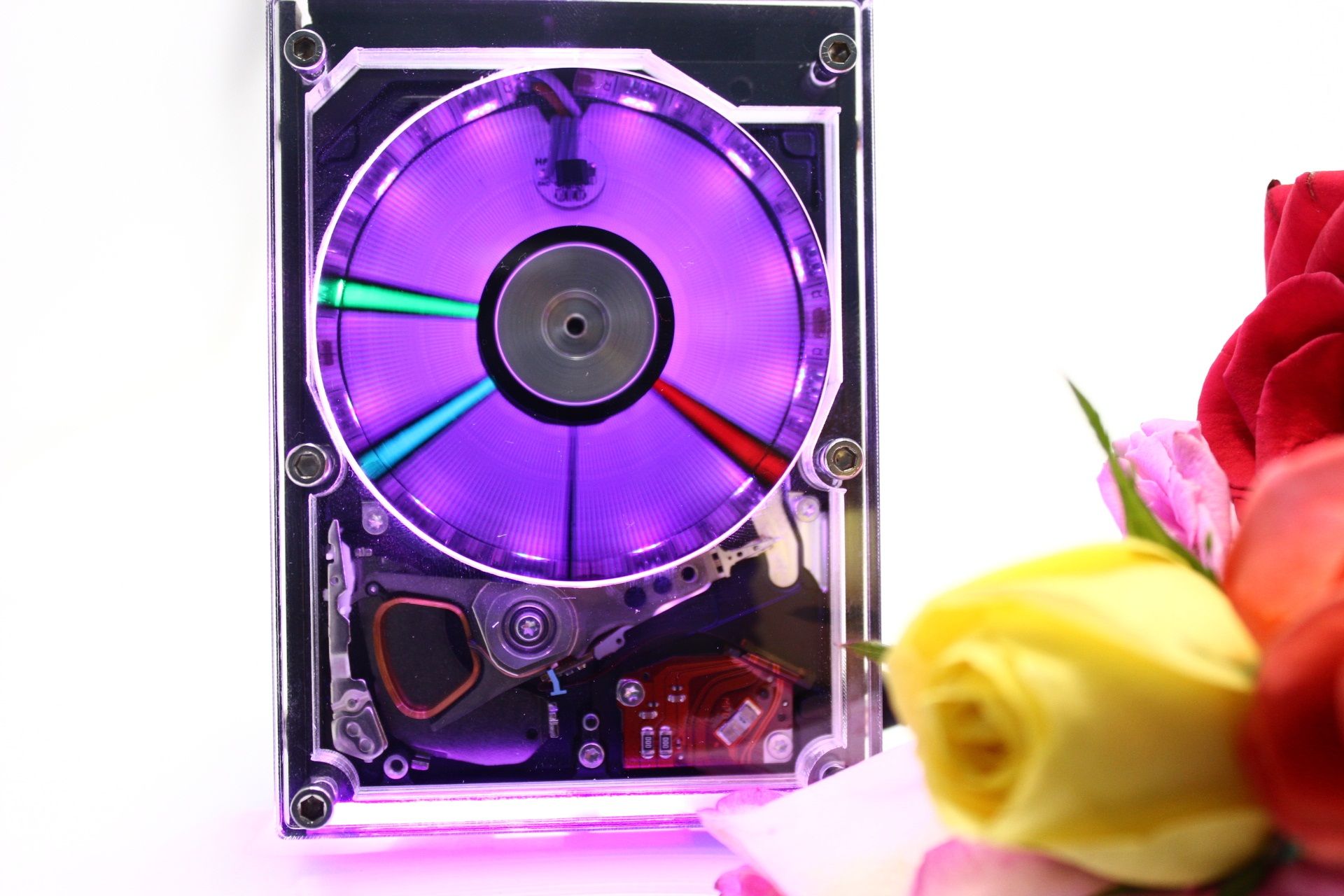 Recycled Hard Drive Clock - FuneLab : 26 Steps (with Pictures ...