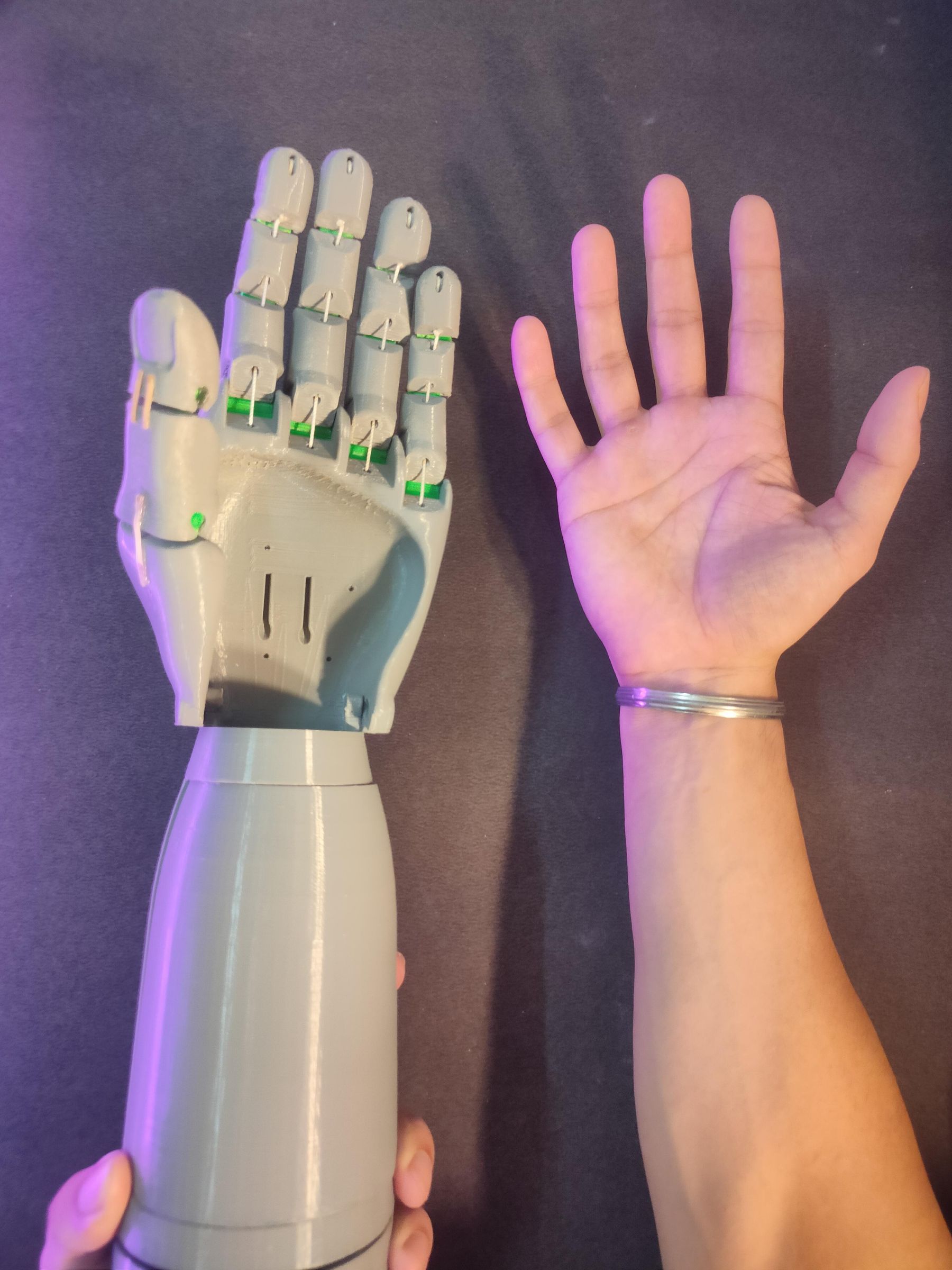 Cyborg Hand : Robotic-cum-Prosthetic Servo Powered Hand : 6 Steps (with ...