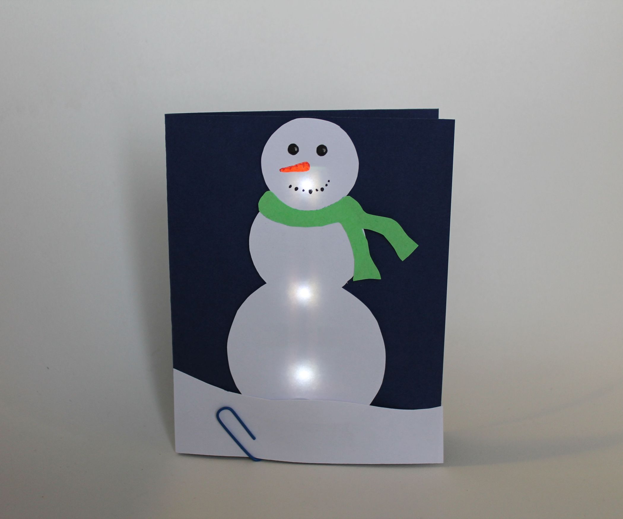 Glowing Snowman Card : 4 Steps - Instructables