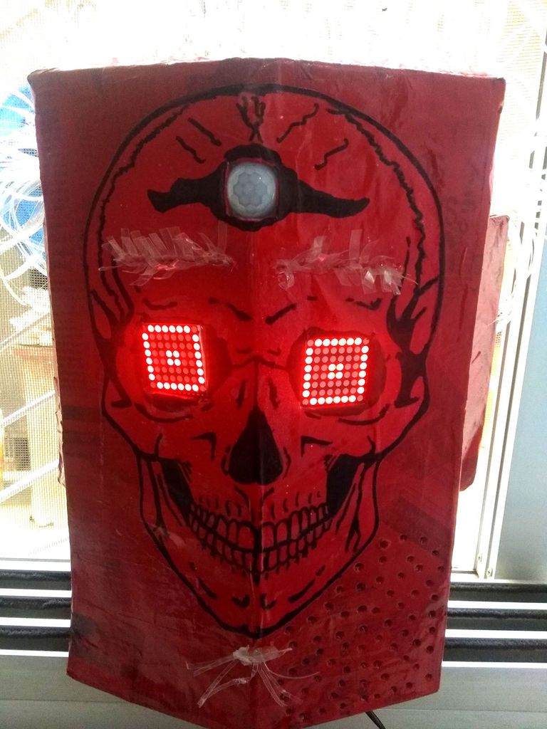 Halloween Scary Eyes Prop | Trybotics