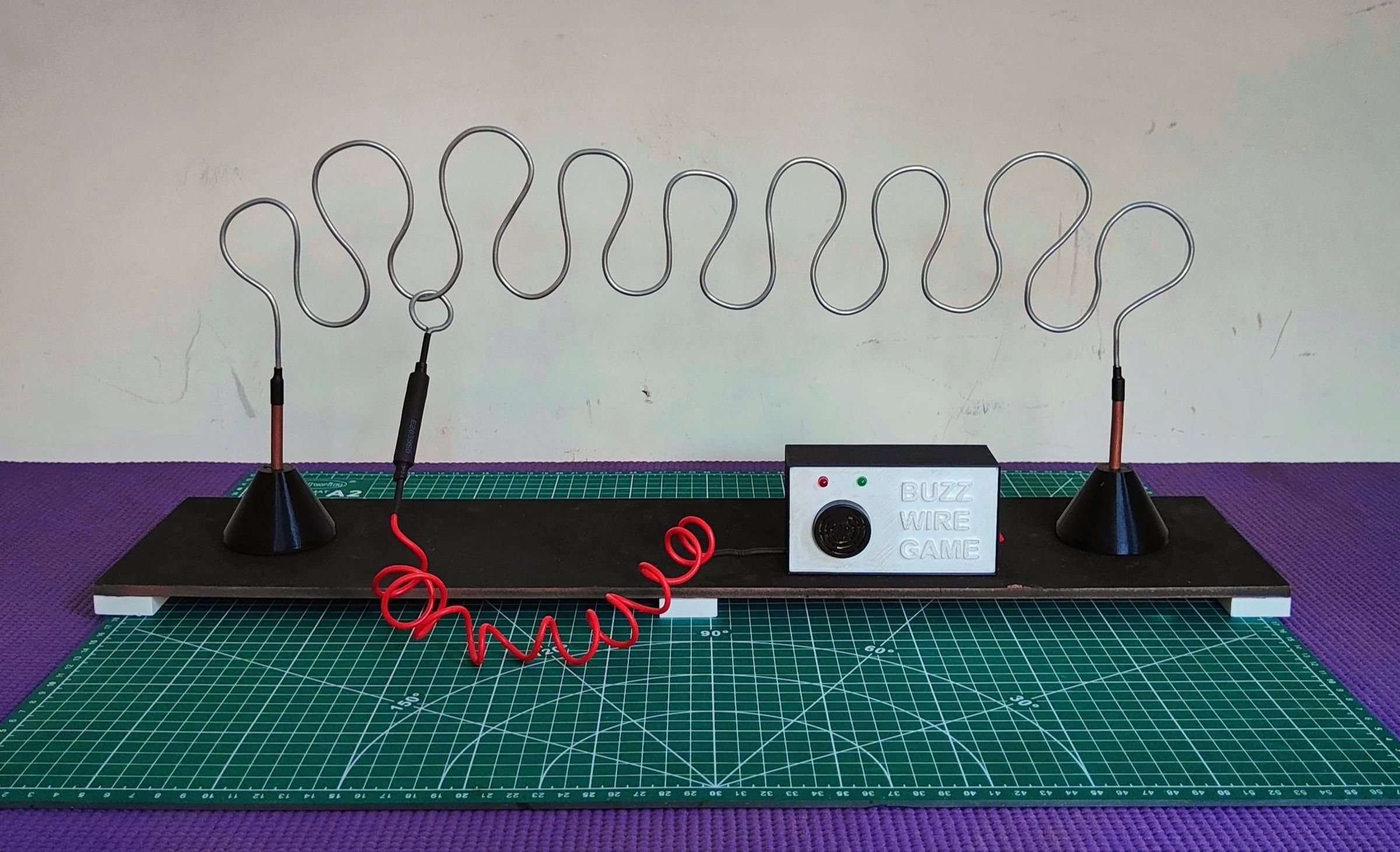 DIY Arduino Controlled Buzz Wire Game : 19 Steps (with Pictures ...