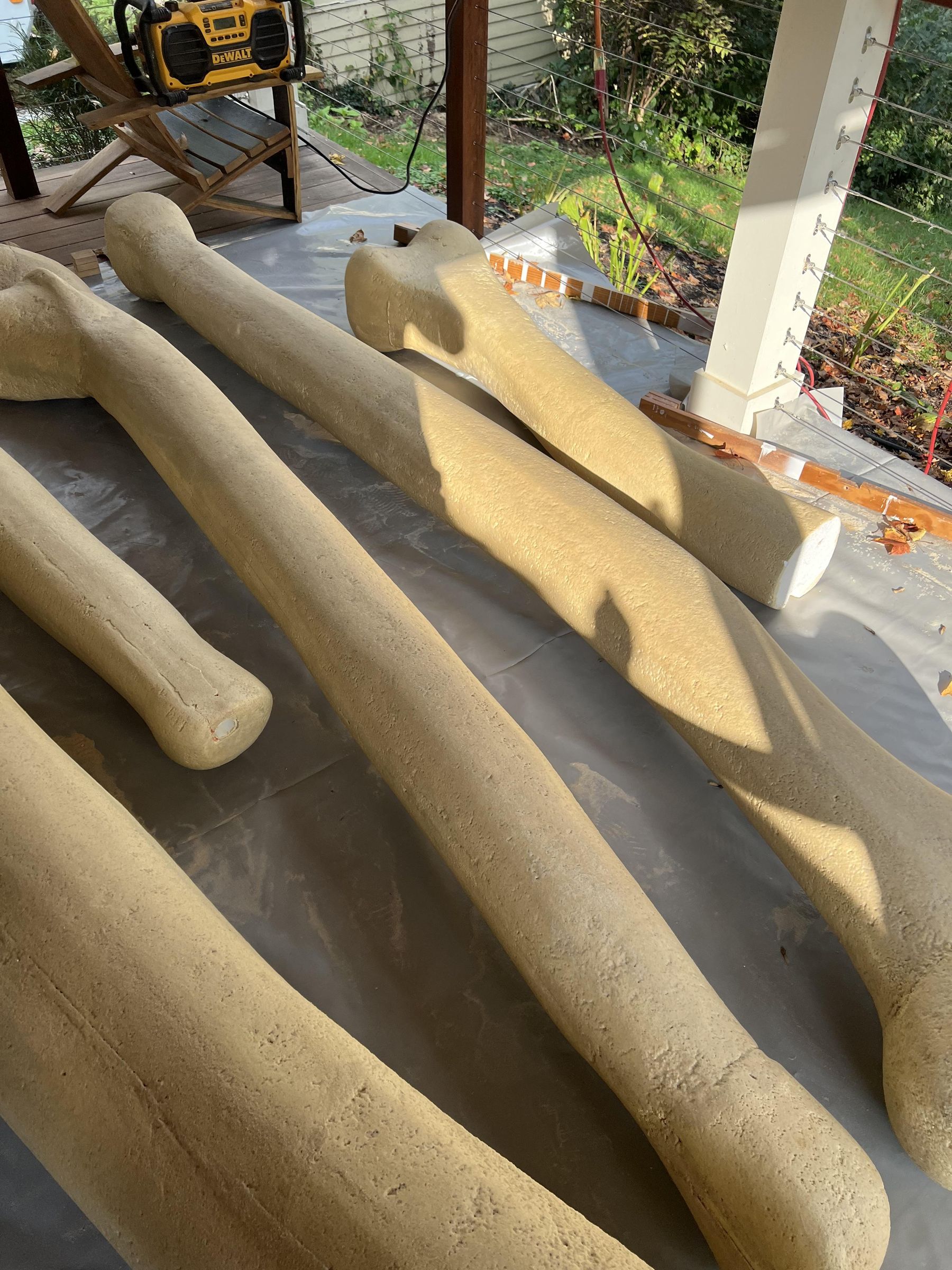 Over Sized Skeleton Breaking Out of My Home : 11 Steps (with Pictures ...