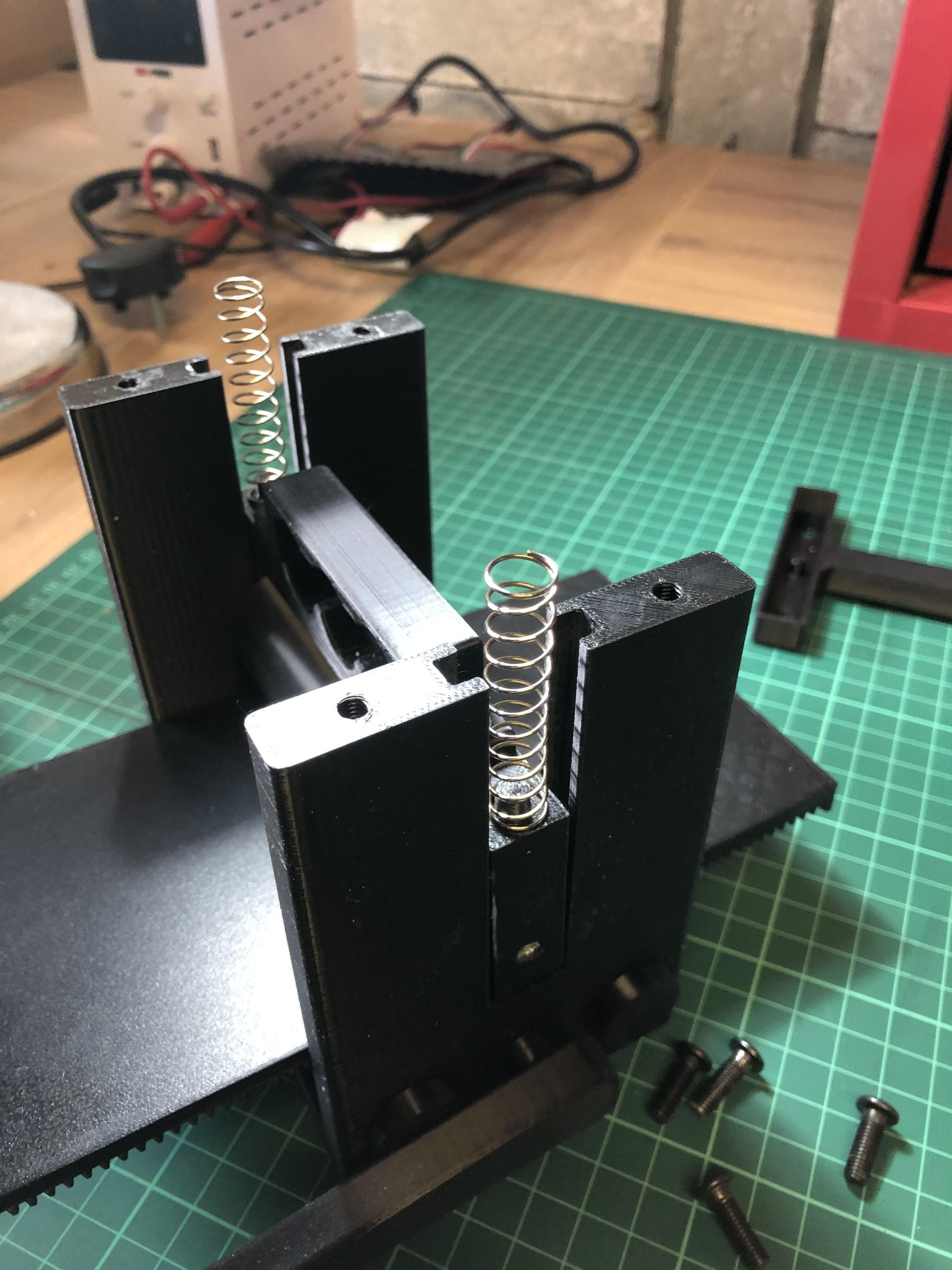 Spring Loaded Mini Relief Print Press. : 8 Steps (with Pictures ...