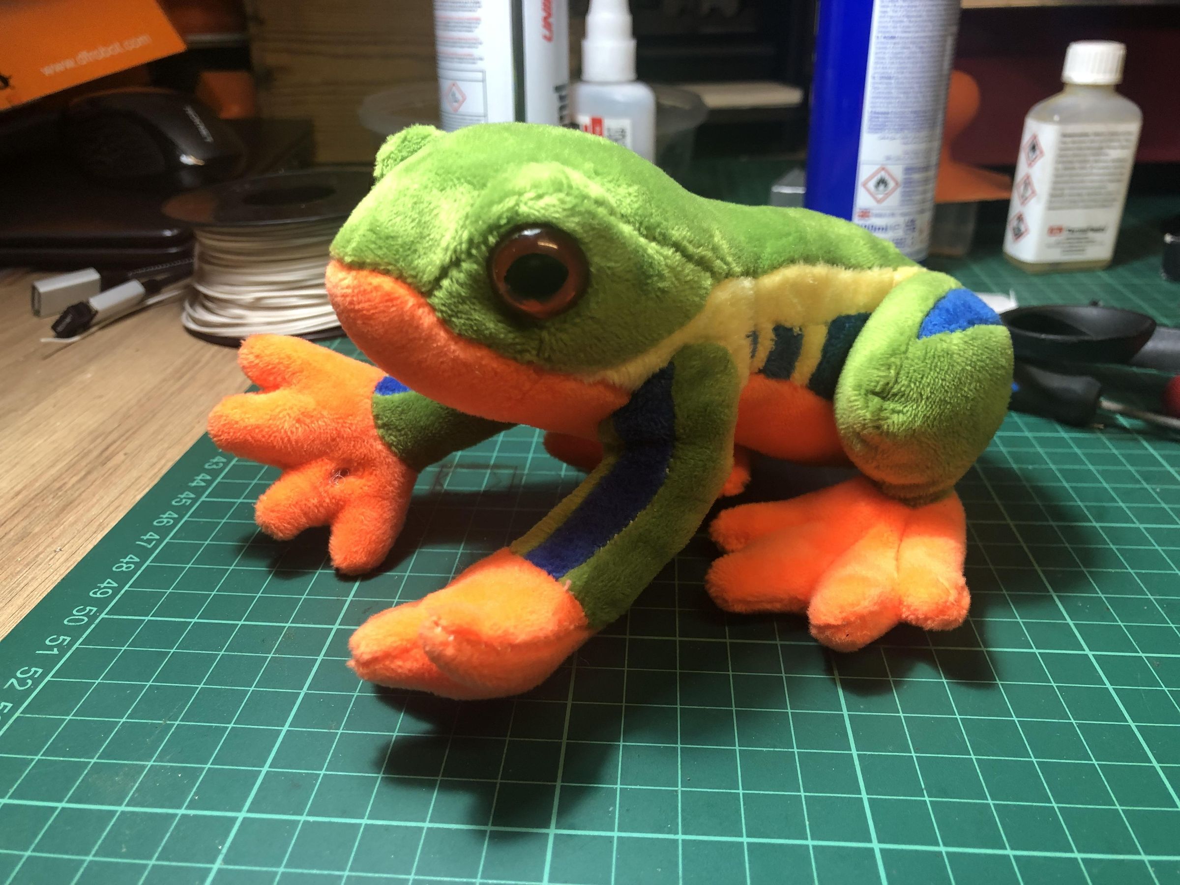 Can a Stuffed Toy Frog Row a Boat on Water? Updated Video. : 4 Steps ...