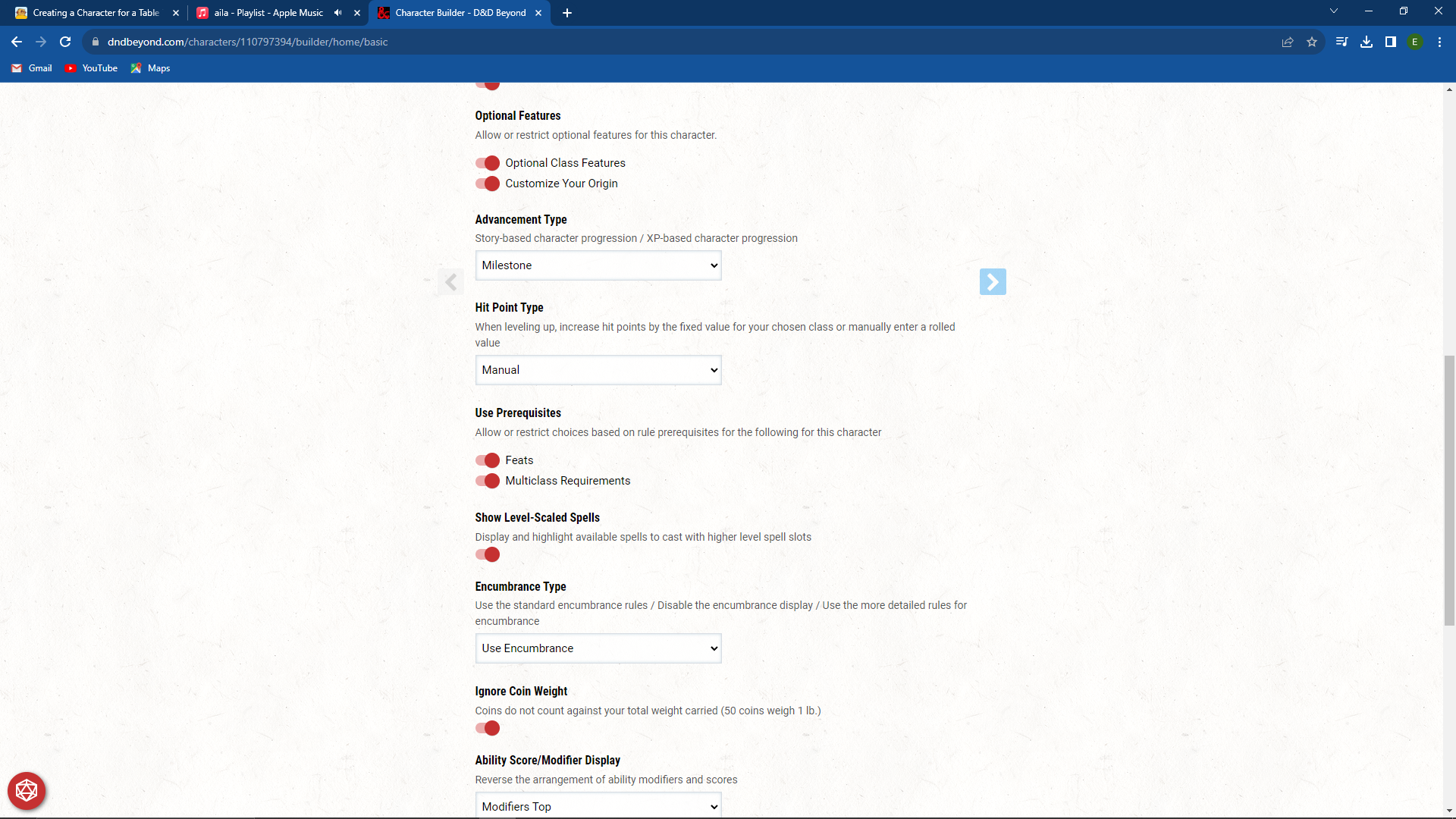 Creating a Character for Dungeons and Dragons Using DnDBeyond.com : 25 ...
