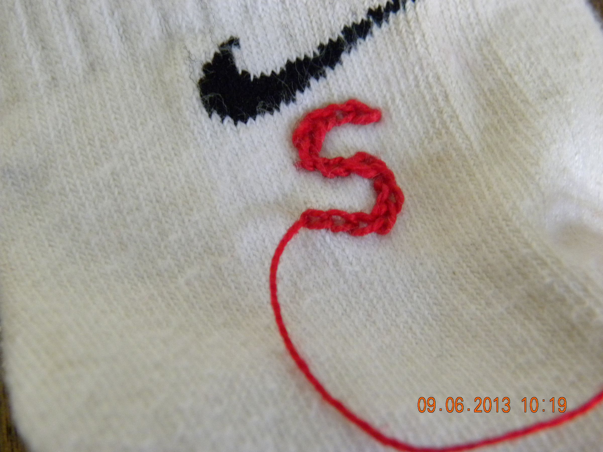 ENGRAVE YOUR INITIALS ON a SOCK - Instructables