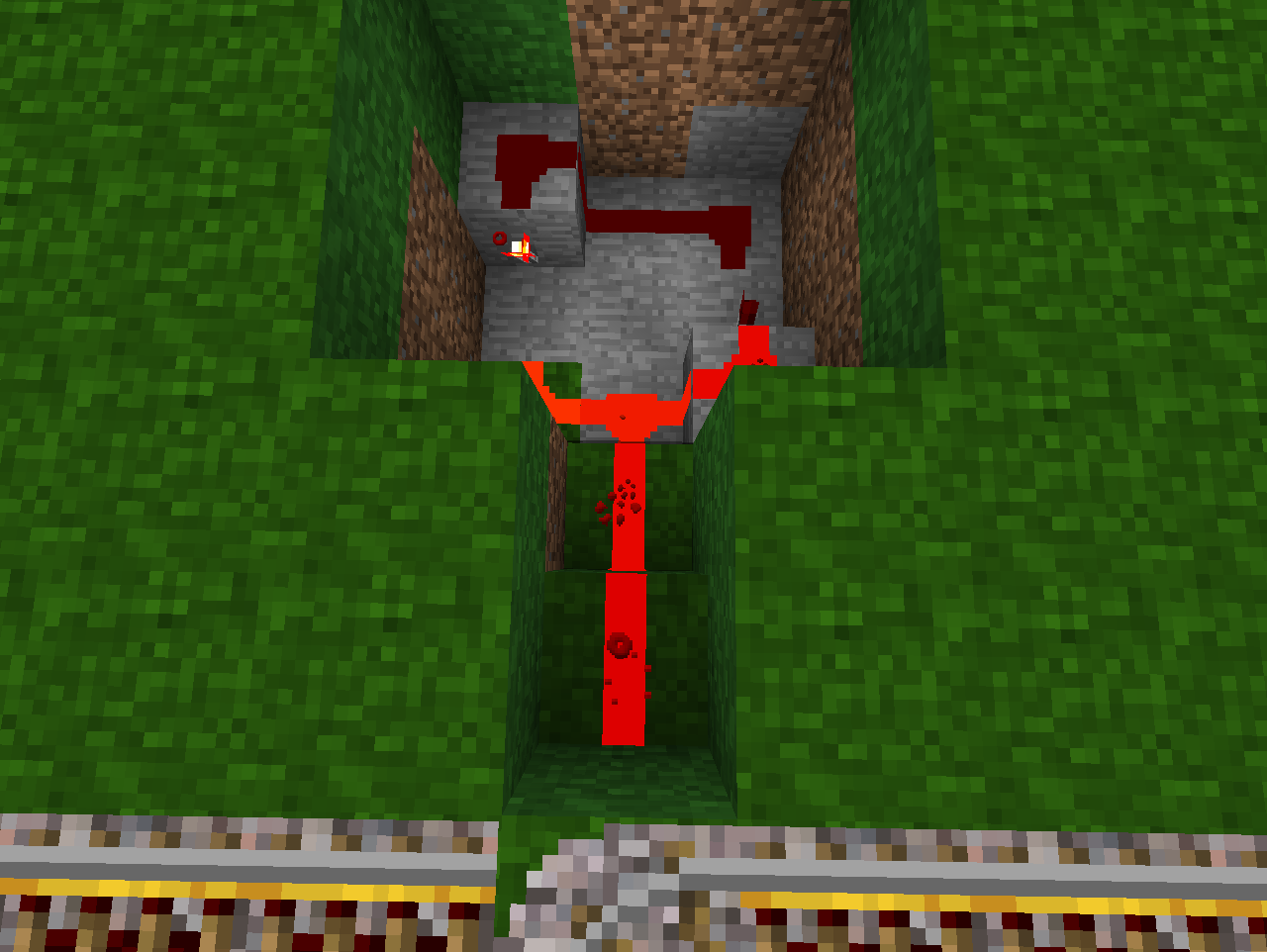 Minecraft Mine-cart Manual Track Switch : 5 Steps - Instructables