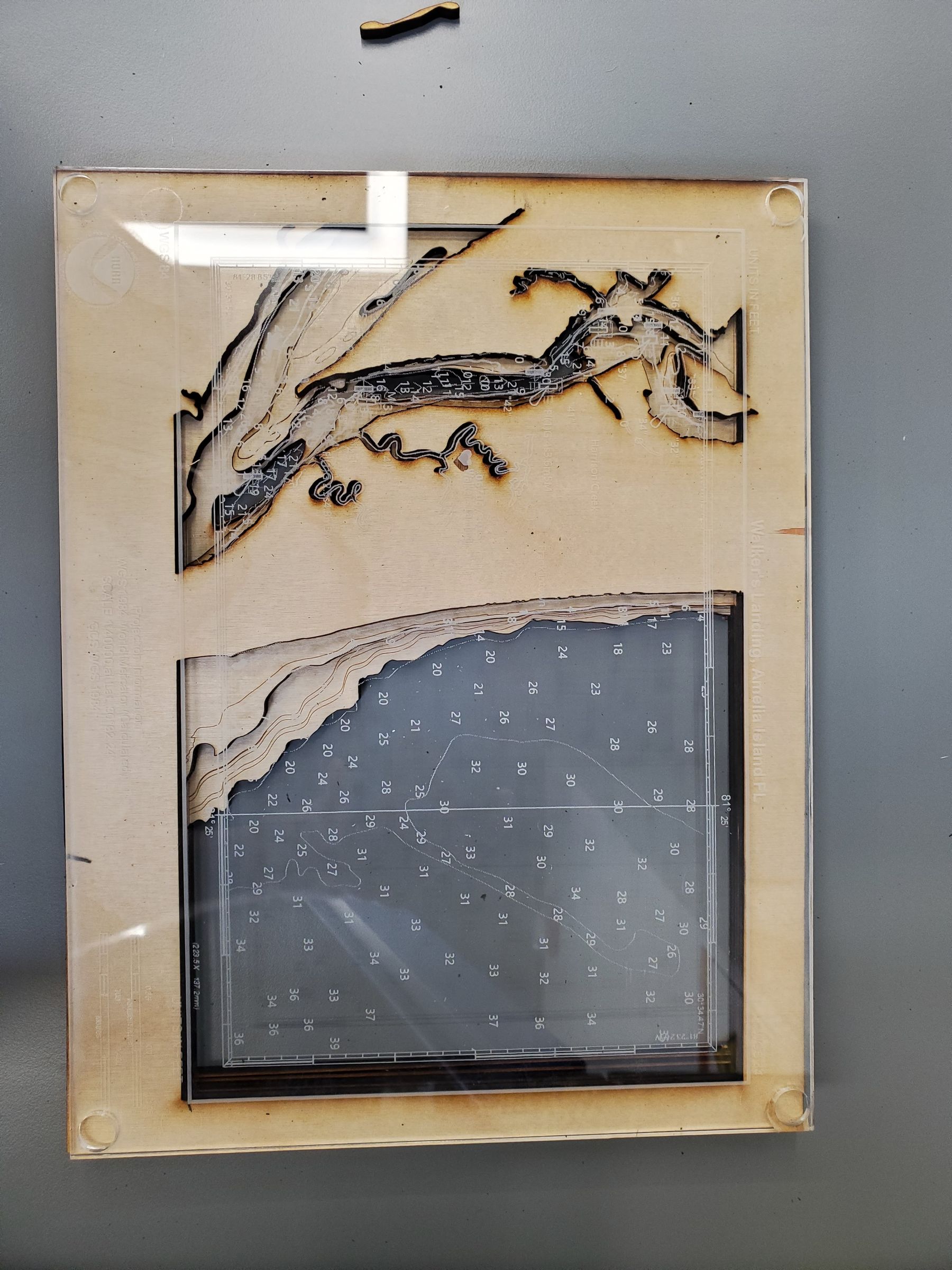 Custom Nautical Chart With Accompanying Bathymetric Contours : 5 Steps ...