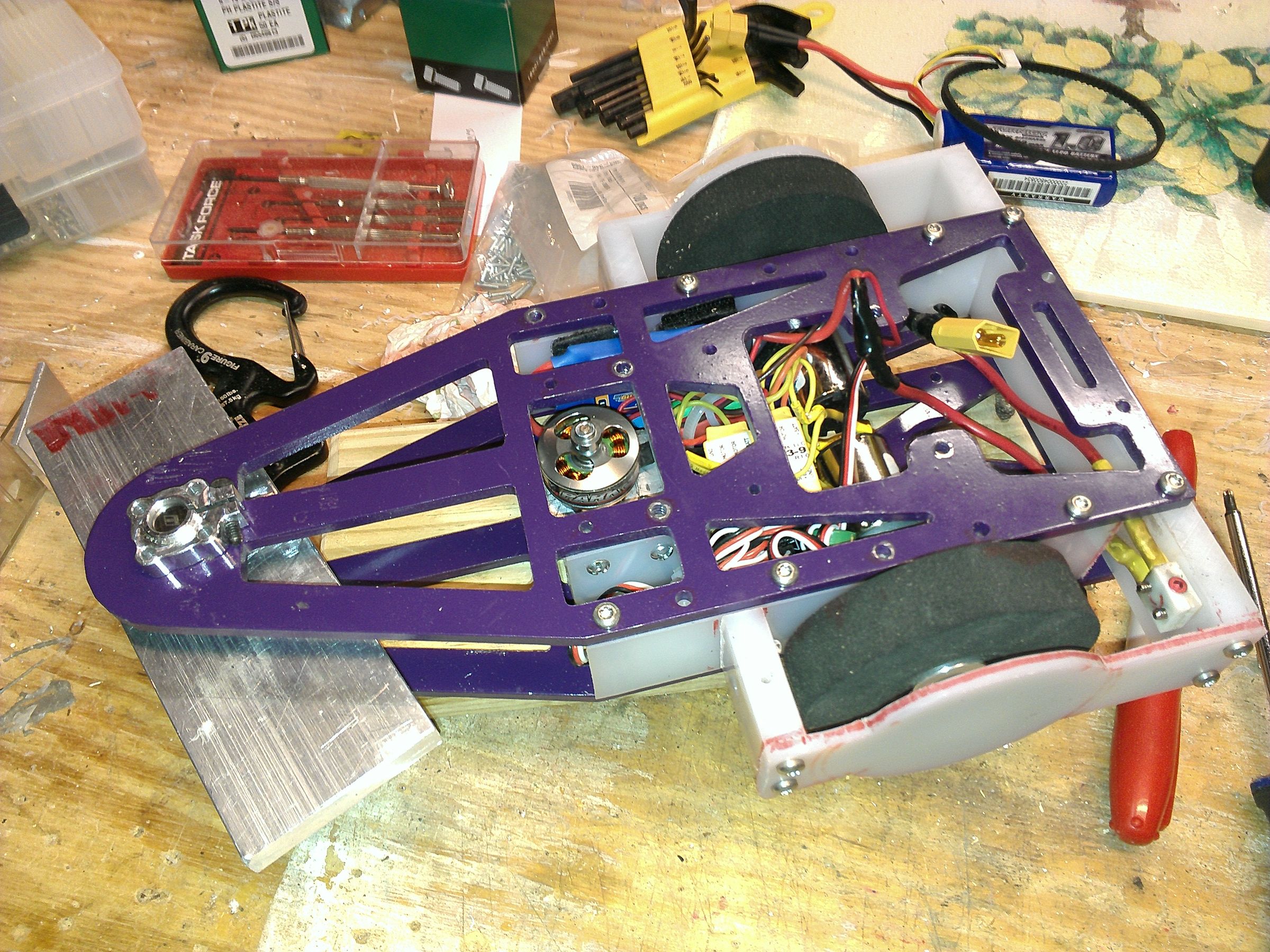 Unskinny Bot: 3-lb Horizontal Spinner Combat Bot : 14 Steps (with ...