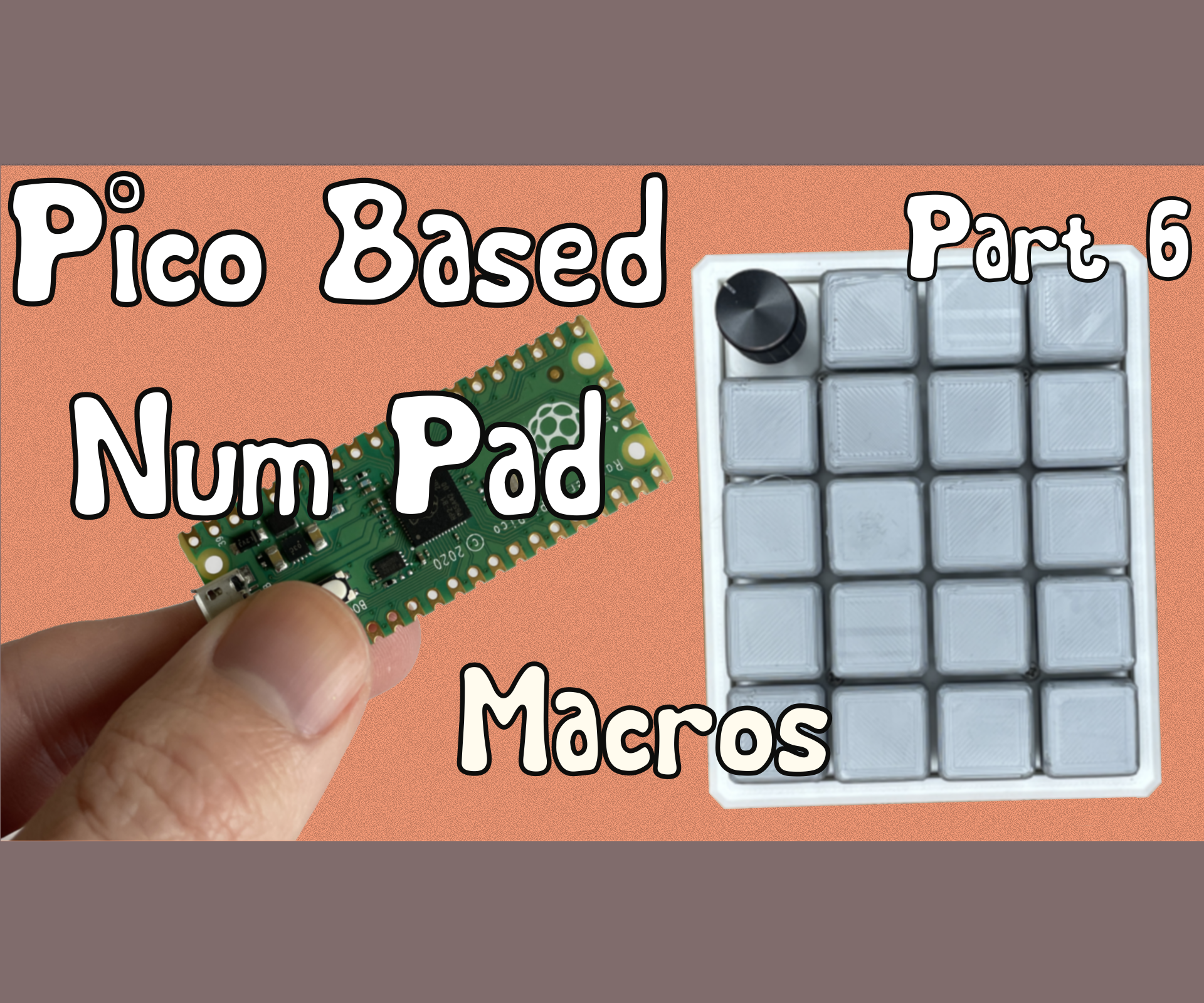 Pico Based Number Pad: Part 1 and 2 : 6 Steps (with Pictures ...