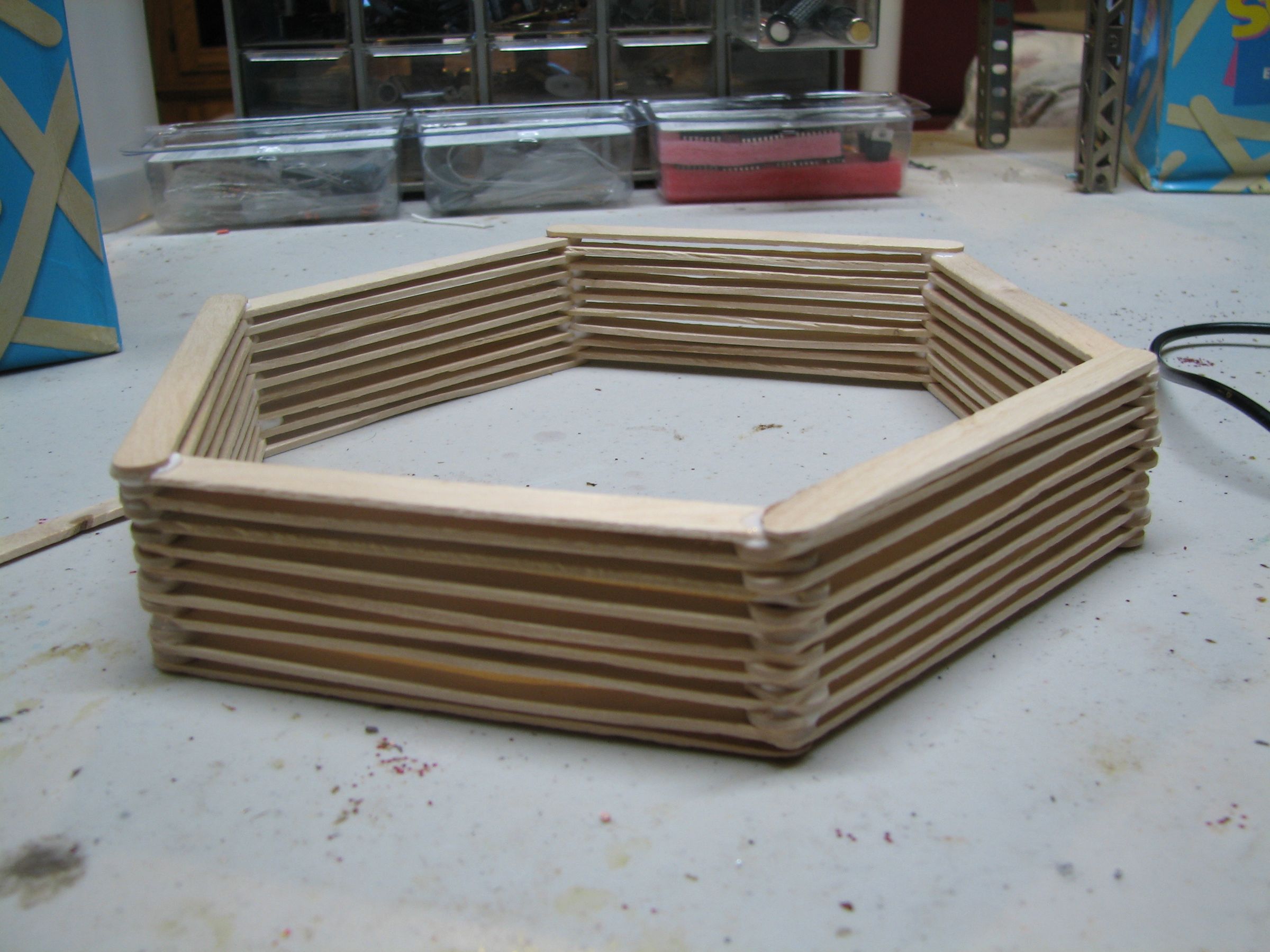 Popsicle Stick Basket : 7 Steps (with Pictures) - Instructables