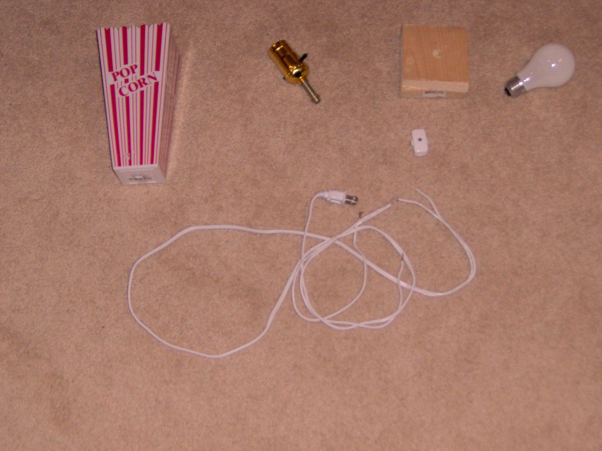 Popcorn Lamp : 5 Steps - Instructables