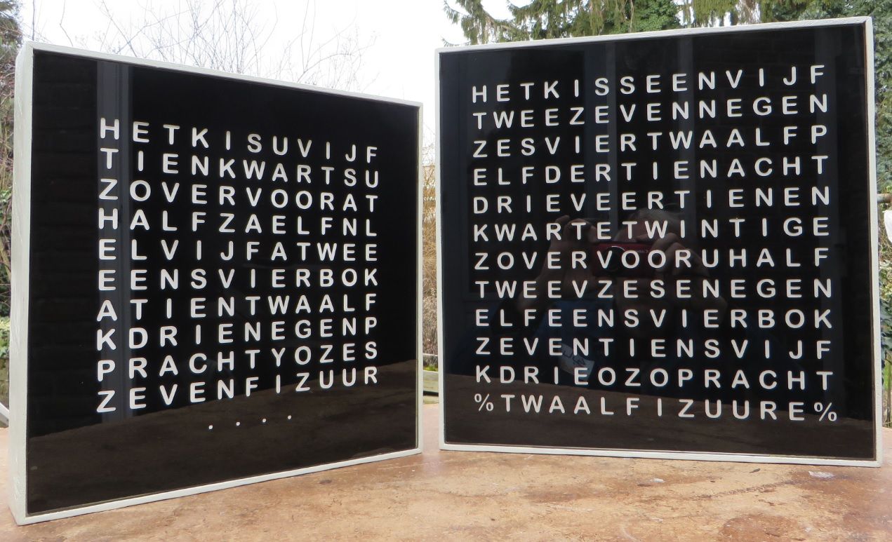 Rainbow Word Clock With a Full Rainbow Effect and More : 13 Steps (with ...