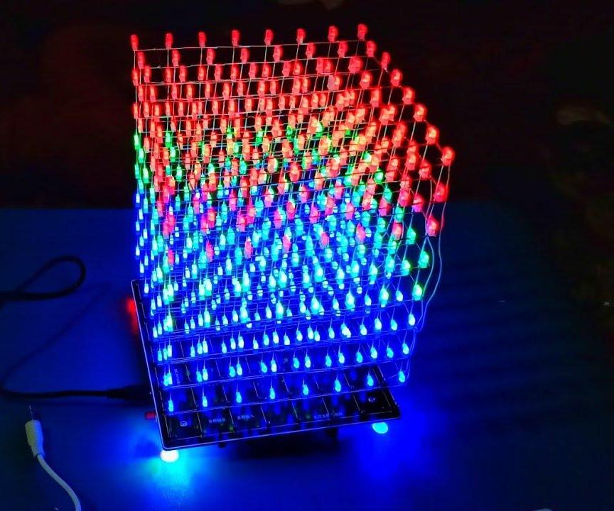 8*8*8 Led Cube : 4 Steps - Instructables