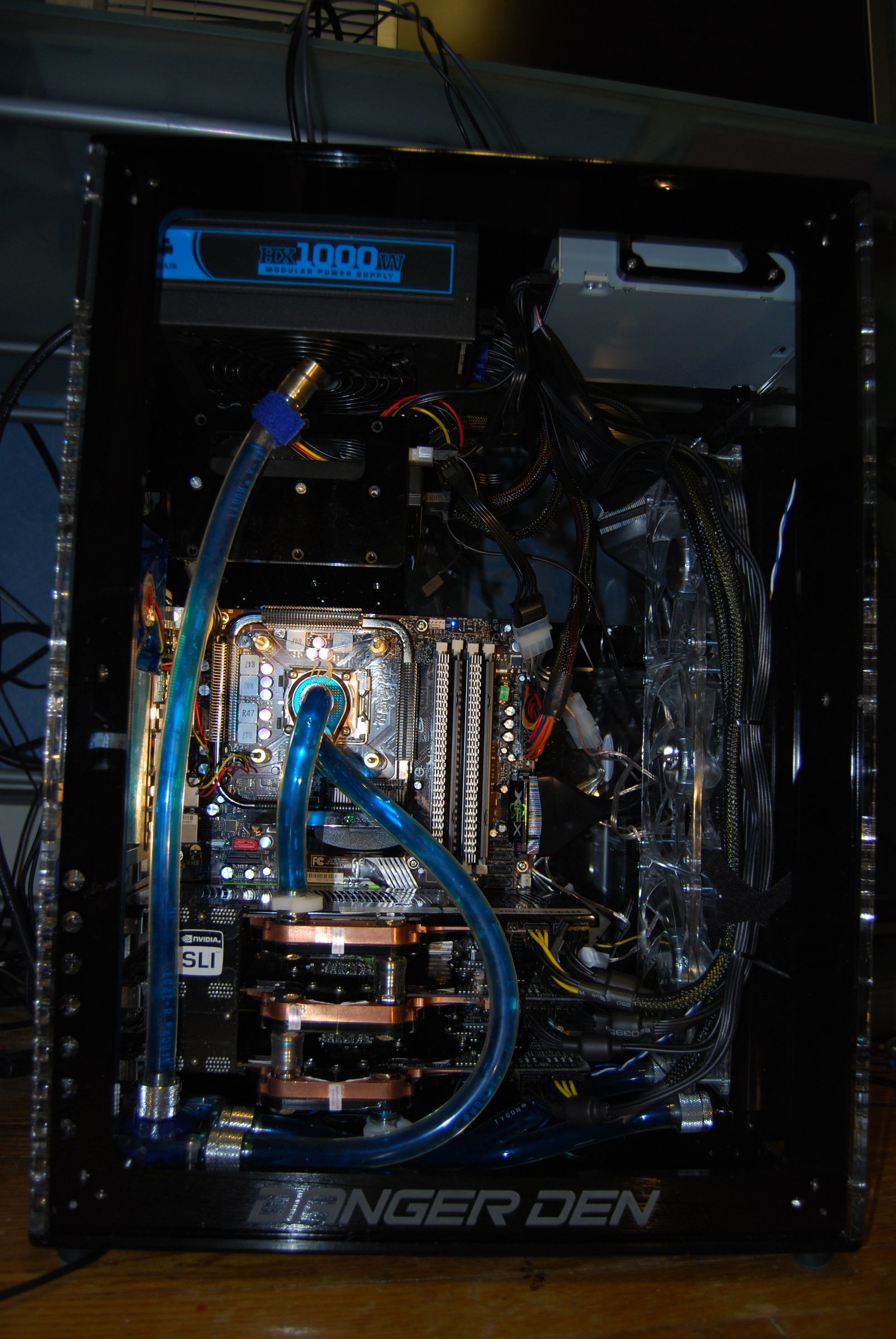 Danger Den / Nvidia Tri SLI Water Cooled Gaming PC : 7 Steps ...