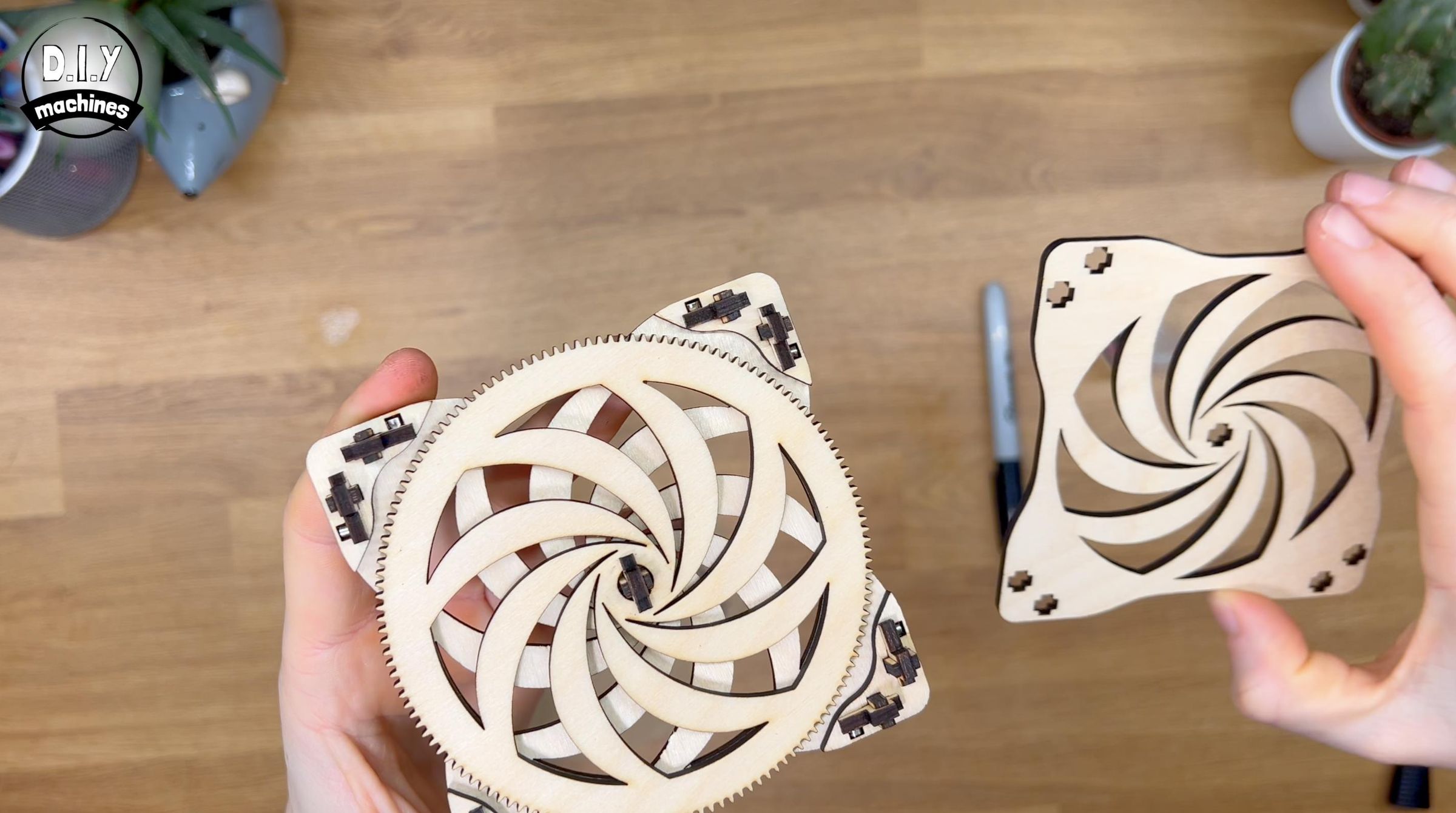 KINETIC COASTERS With a TWIST! Laser or 3D Printable : 24 Steps (with ...