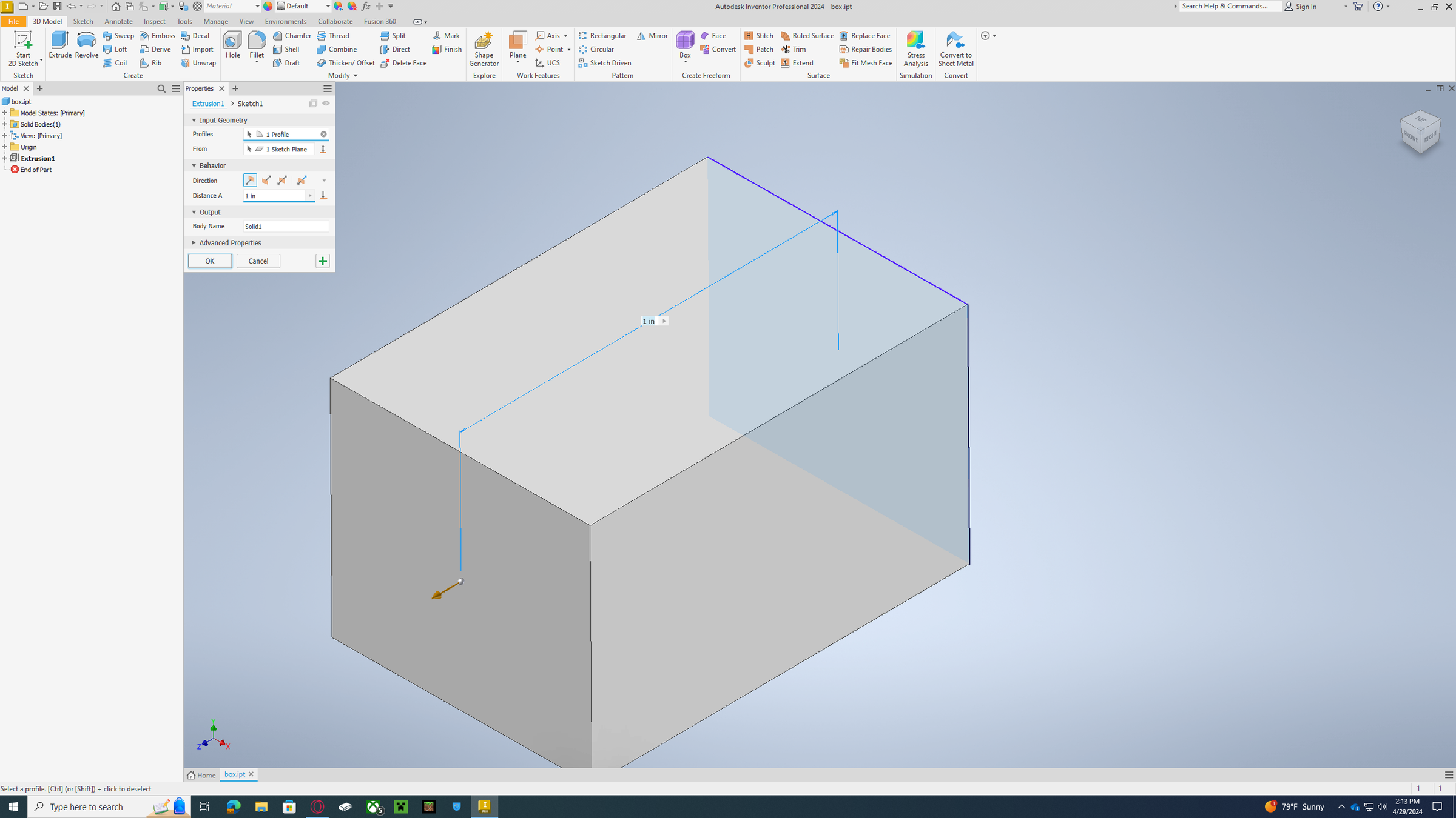 How to Resize Any Shape You Want on Auto Desk Inventor : 7 Steps ...