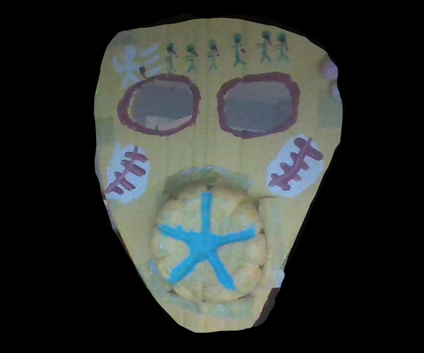 Halloween Creepy Face Mask Lol : 7 Steps - Instructables